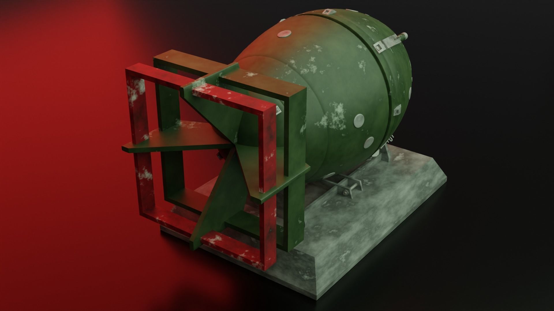 Fallout 4 NukeBomb free 3D model 3D printable | CGTrader