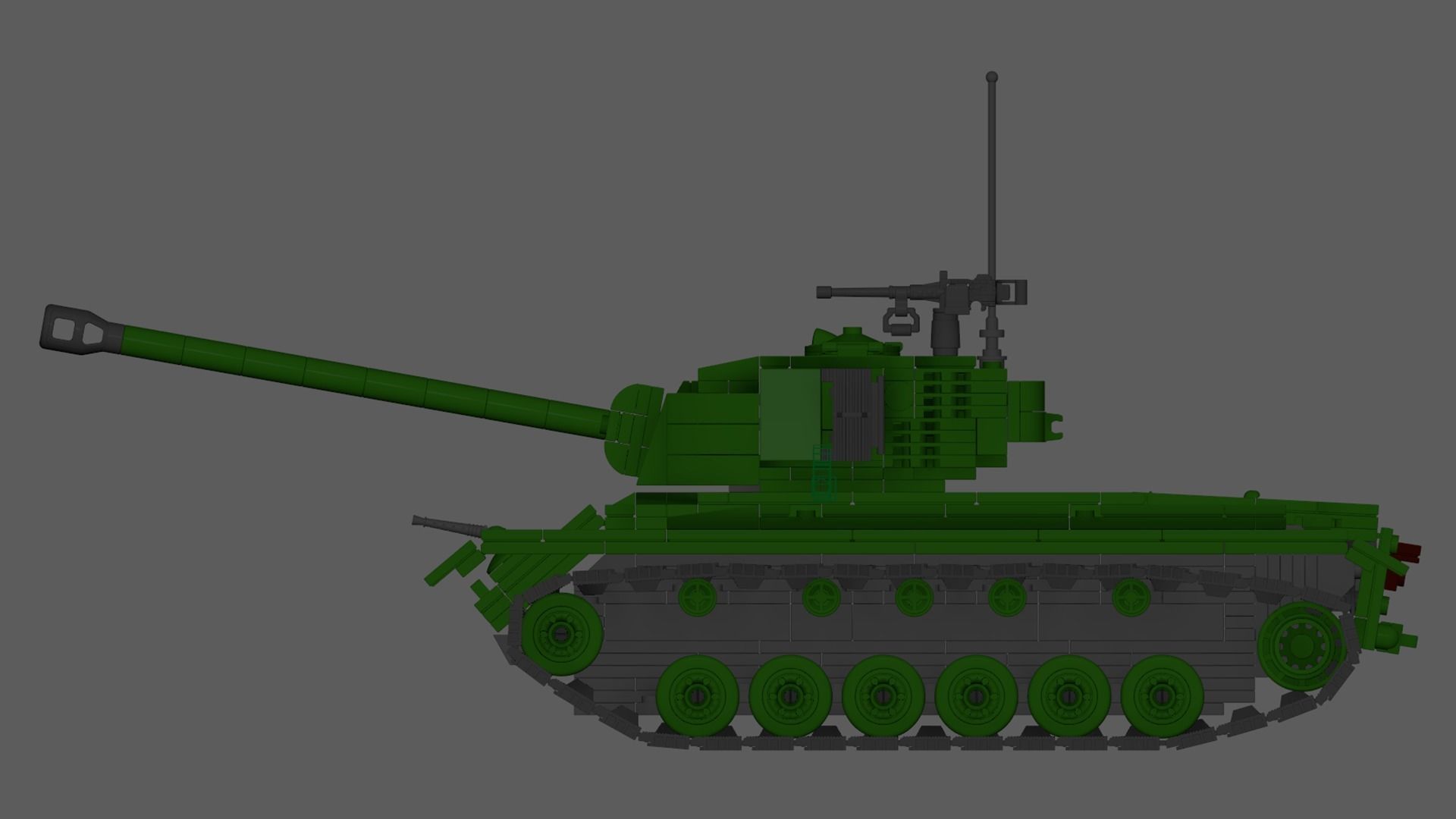 LEGO M26 TANK 3D model | CGTrader