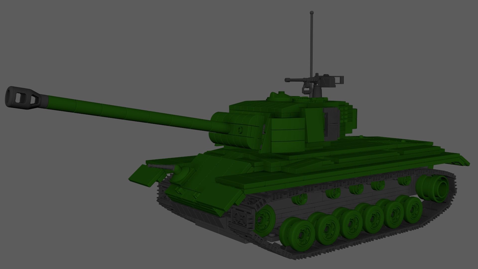 LEGO M26 TANK 3D model | CGTrader