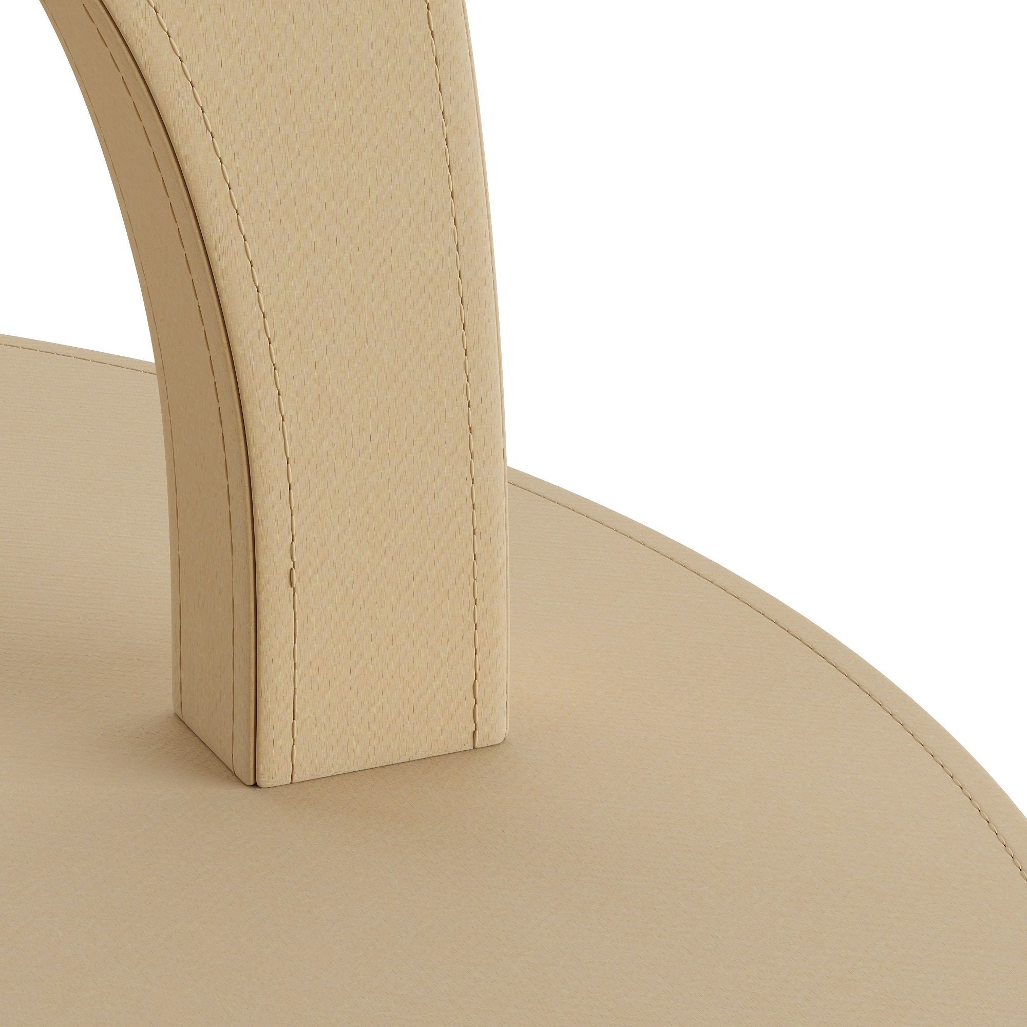 3D model FENDI BALLET COFFEE TABLE GOATSKIN METAL VR / AR / low-poly ...