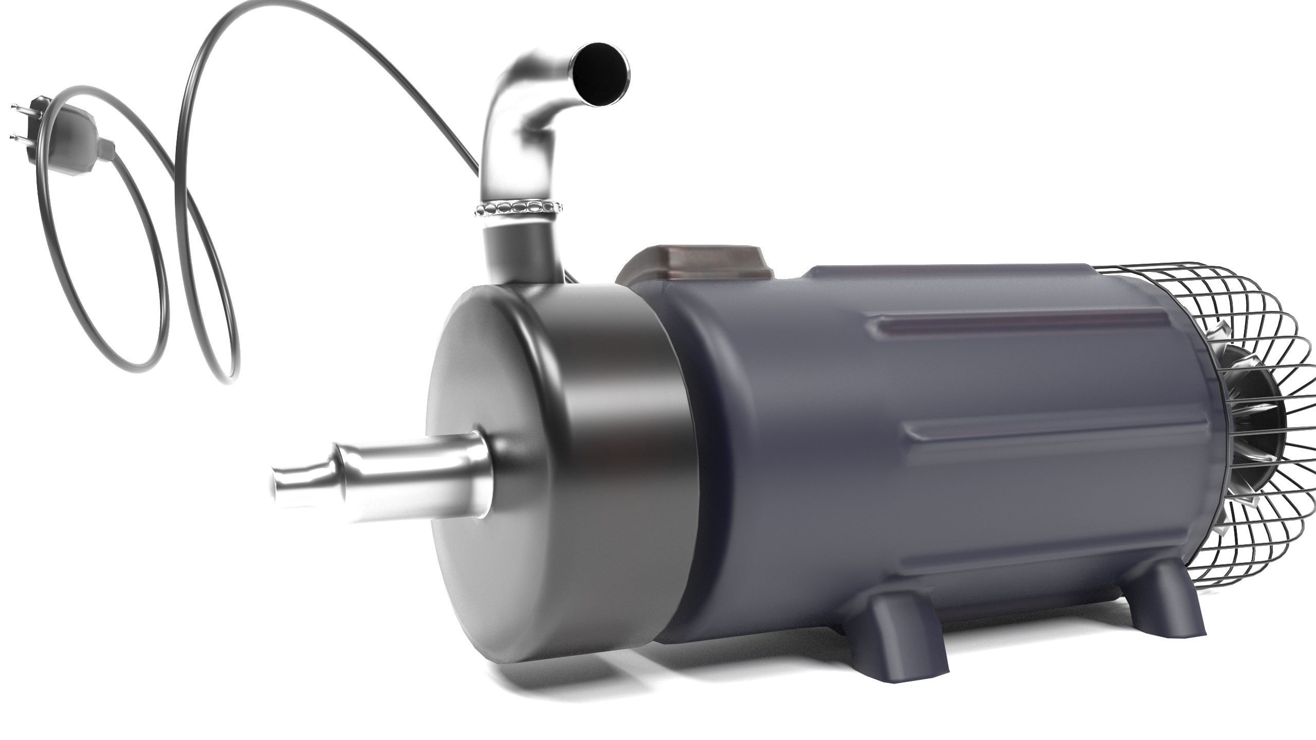 Water motor 3D model | CGTrader