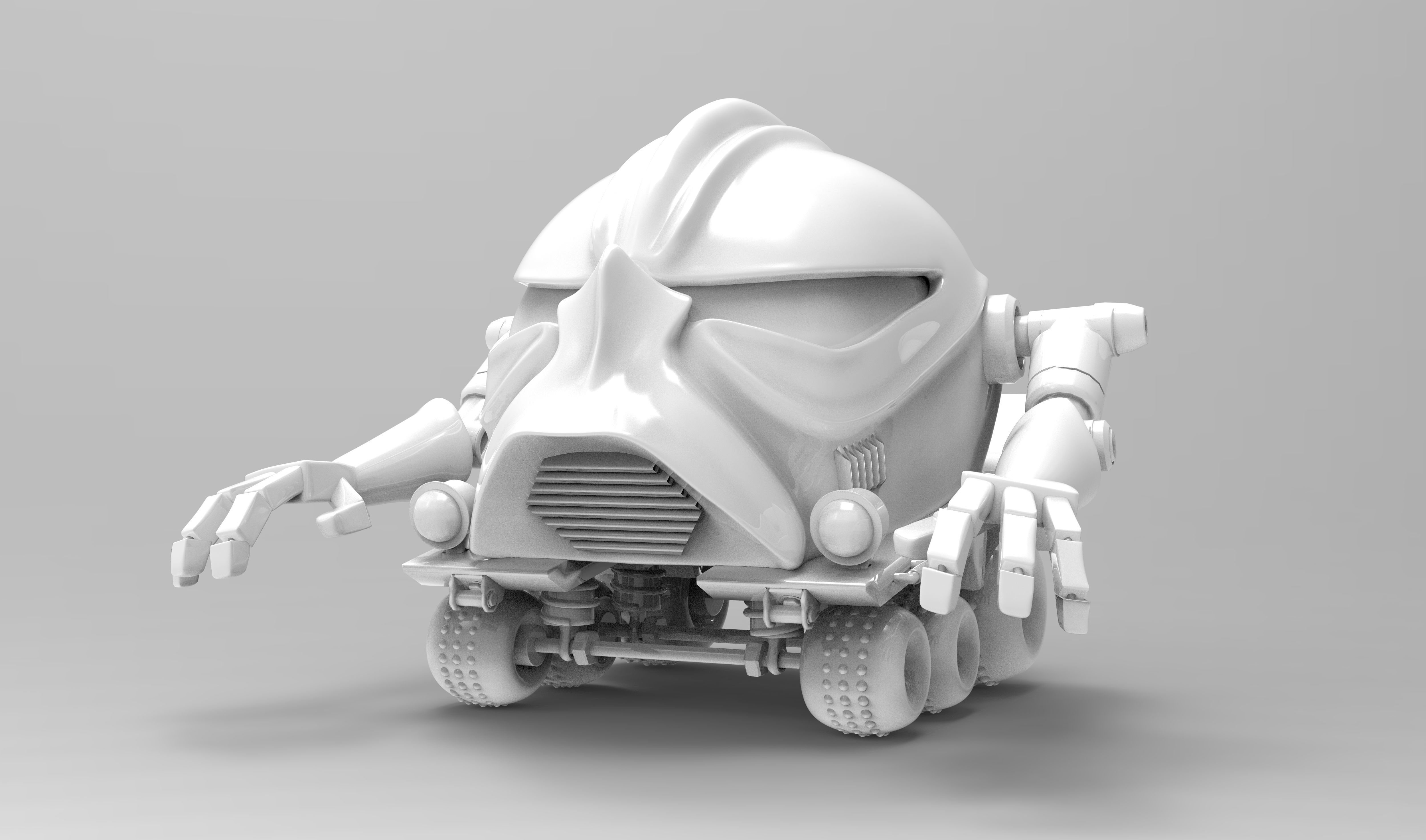 Moonwalker Robothelmets Series Sci Fi 3D model 3D printable | CGTrader