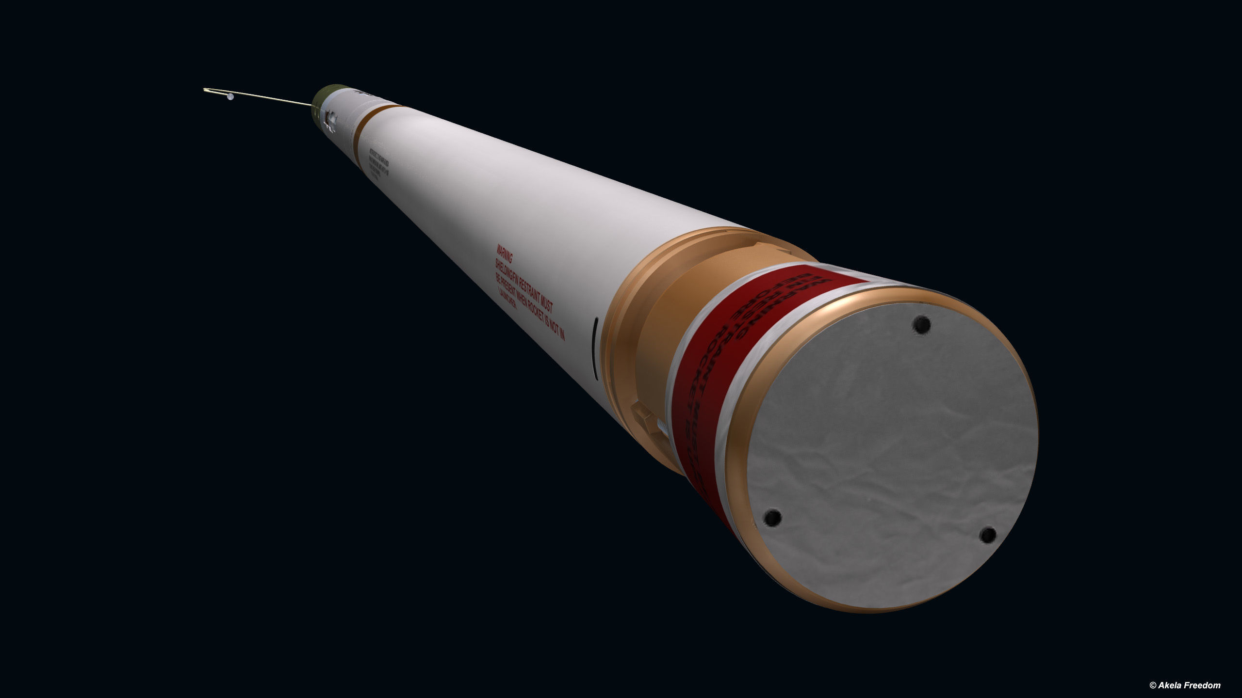 Hydra 70 APKWS II v2 3D model animated | CGTrader