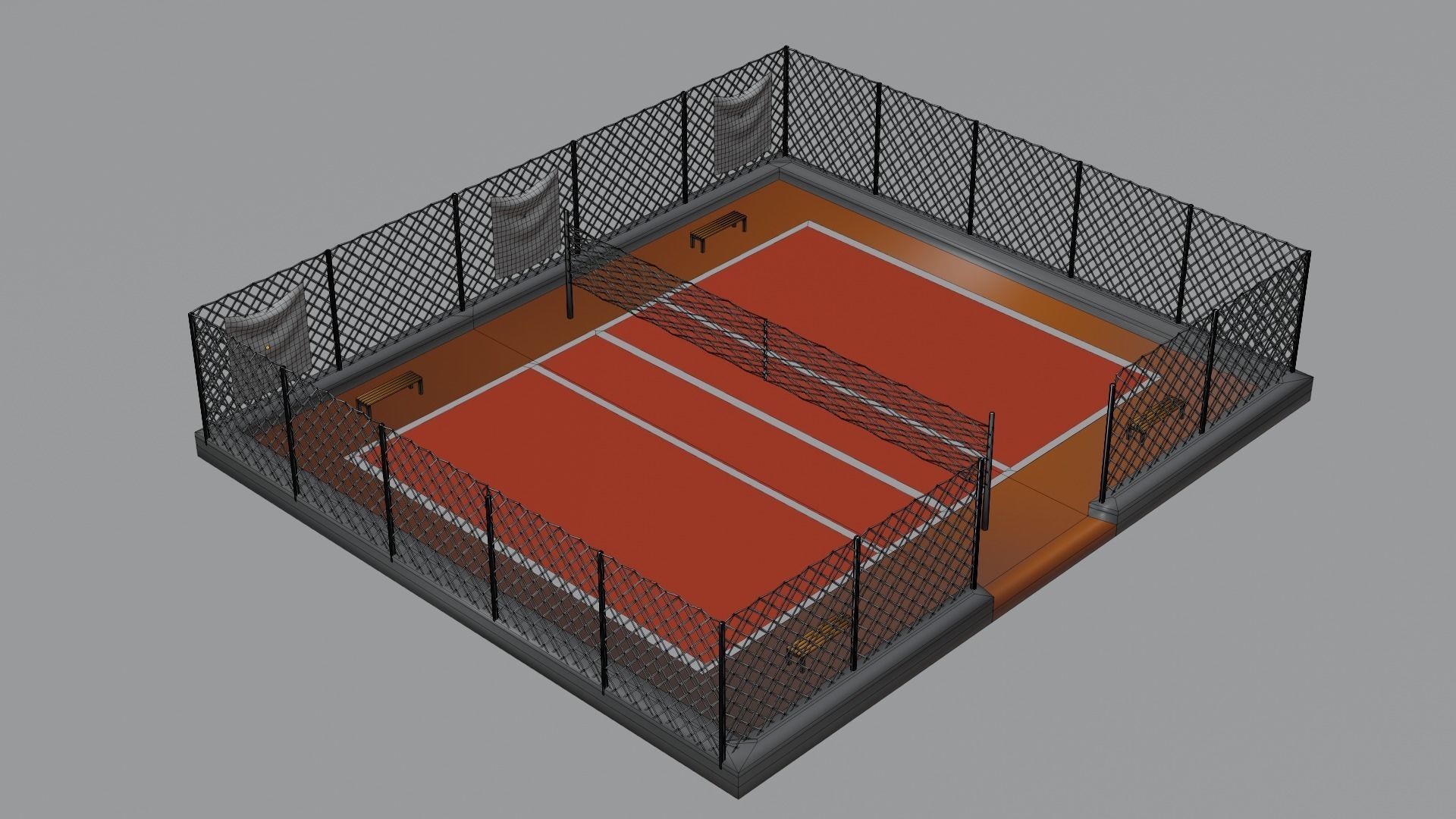 3D model Volleyball Stadium - Colombia VR / AR / low-poly | CGTrader