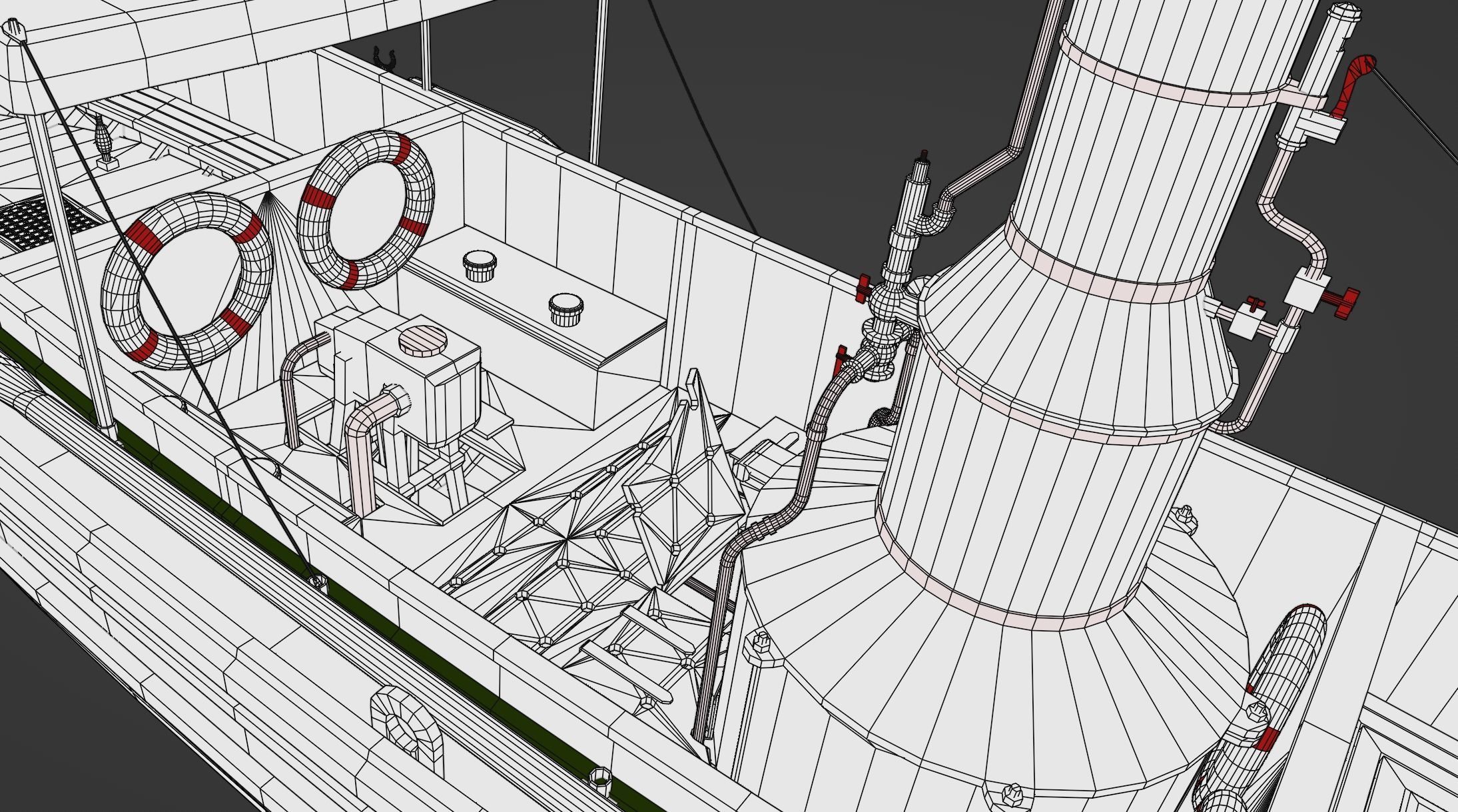 3D model STANDARD STEAM CUTTER - 1902 - US NAVY VR / AR / low-poly ...