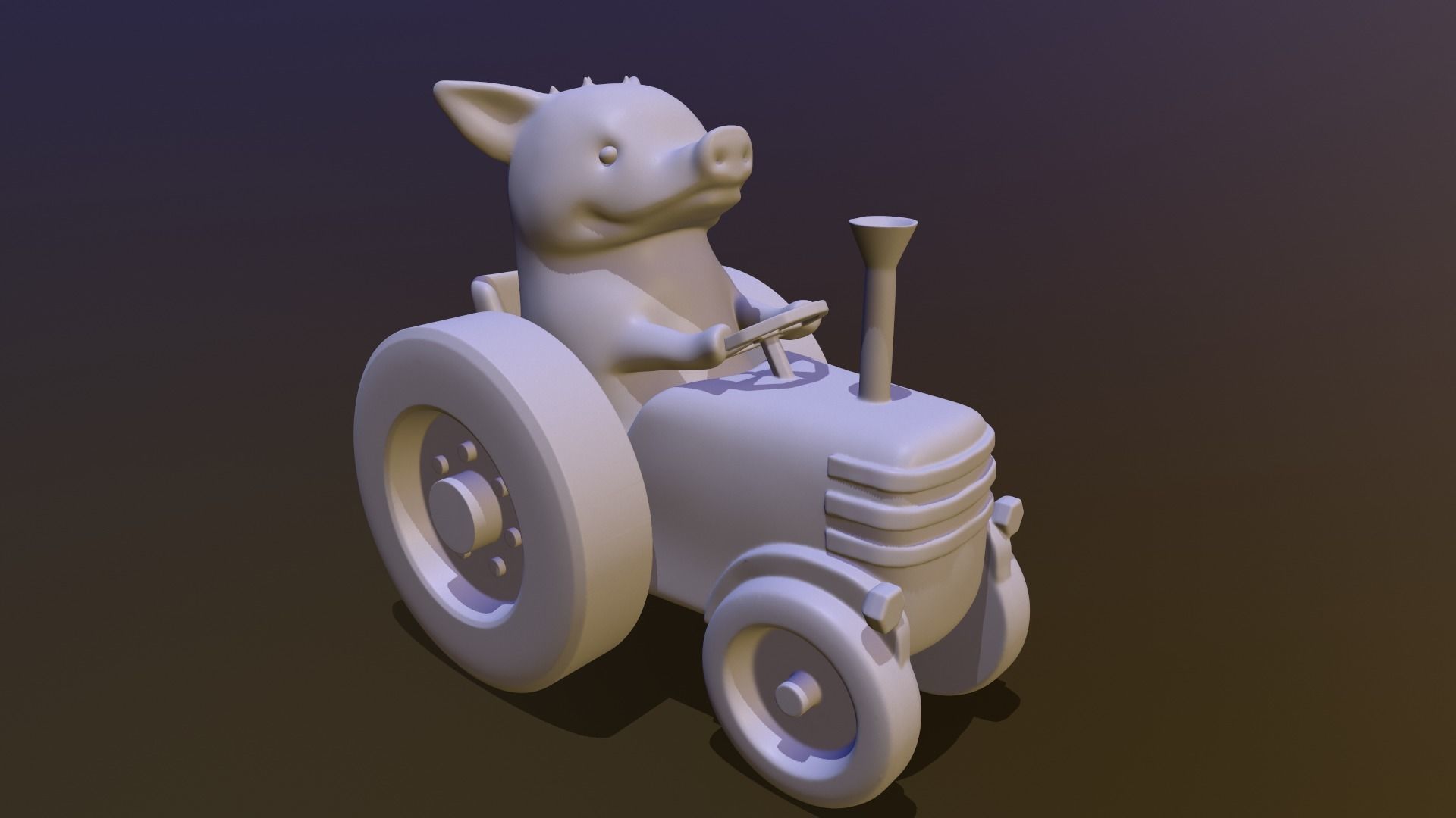 Piglet Peter free 3D model 3D printable | CGTrader