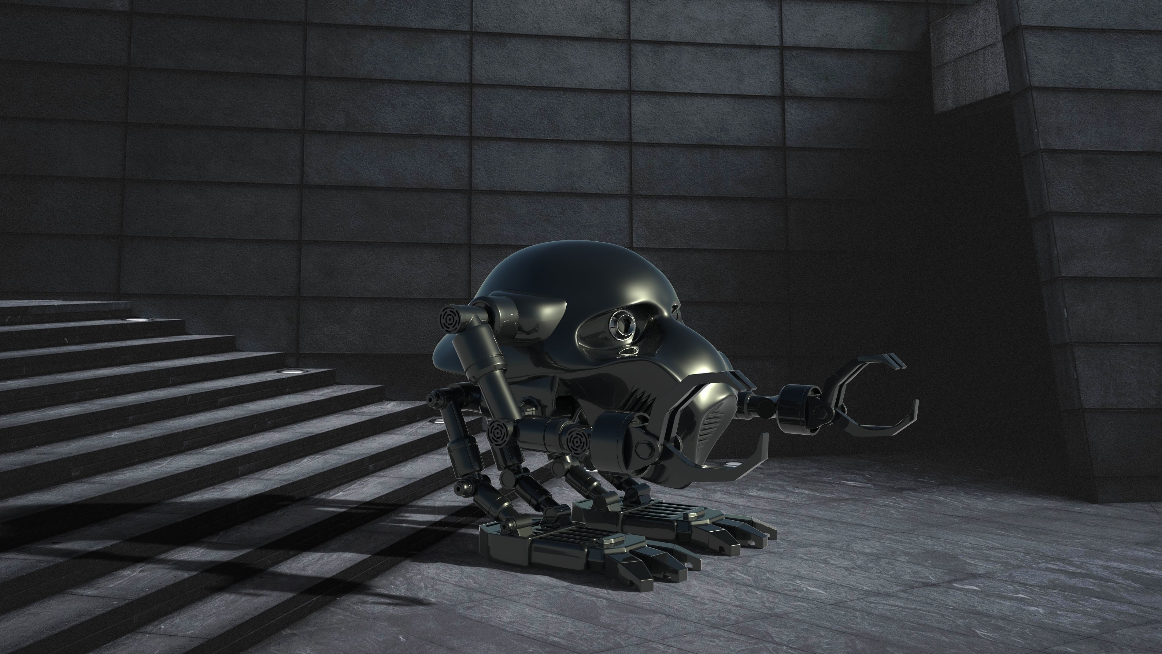 Raptor Robothelmets Series Sci Fi 3D model 3D printable | CGTrader