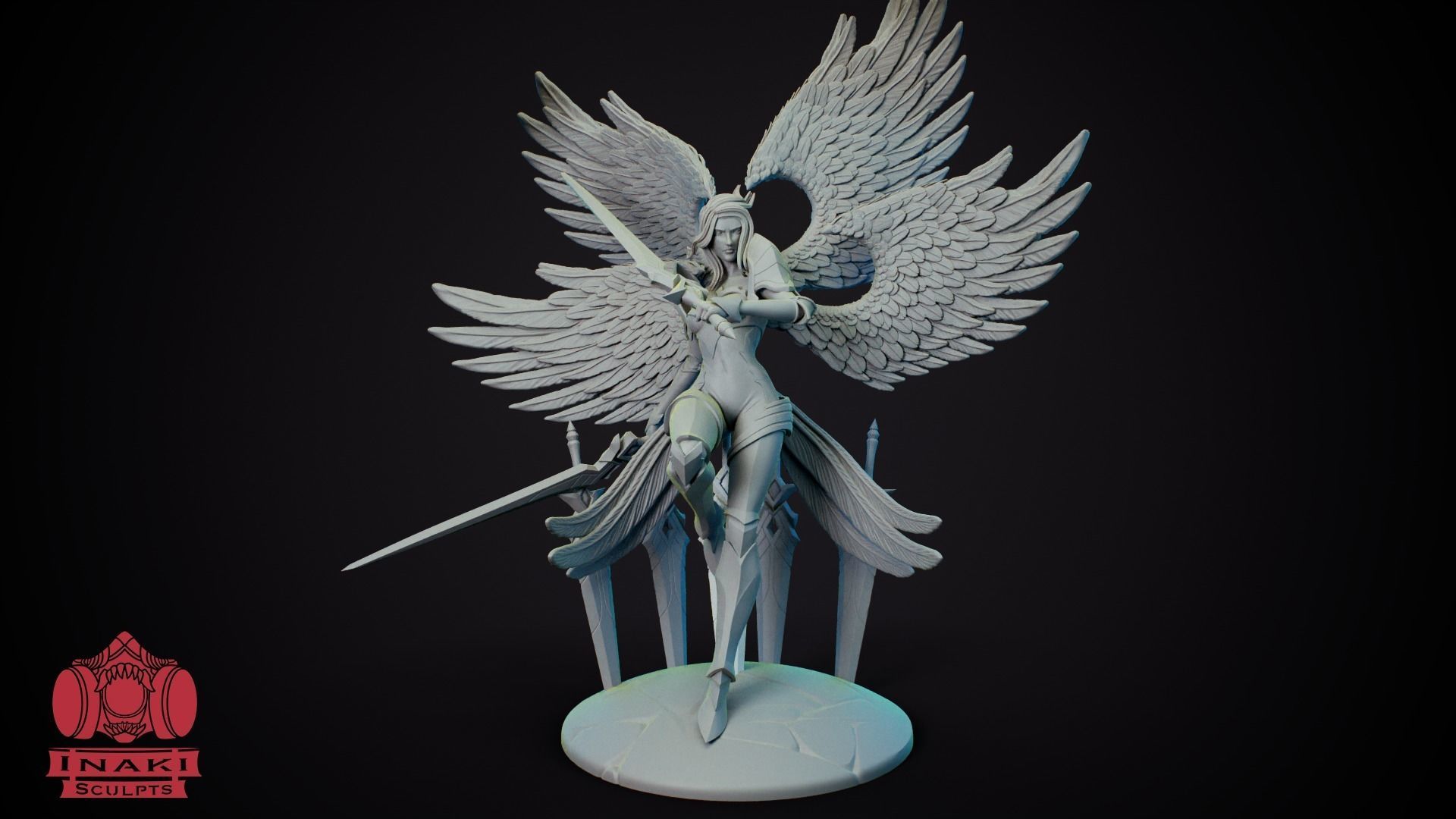 Kayle - League of Legends 3D model 3D printable | CGTrader