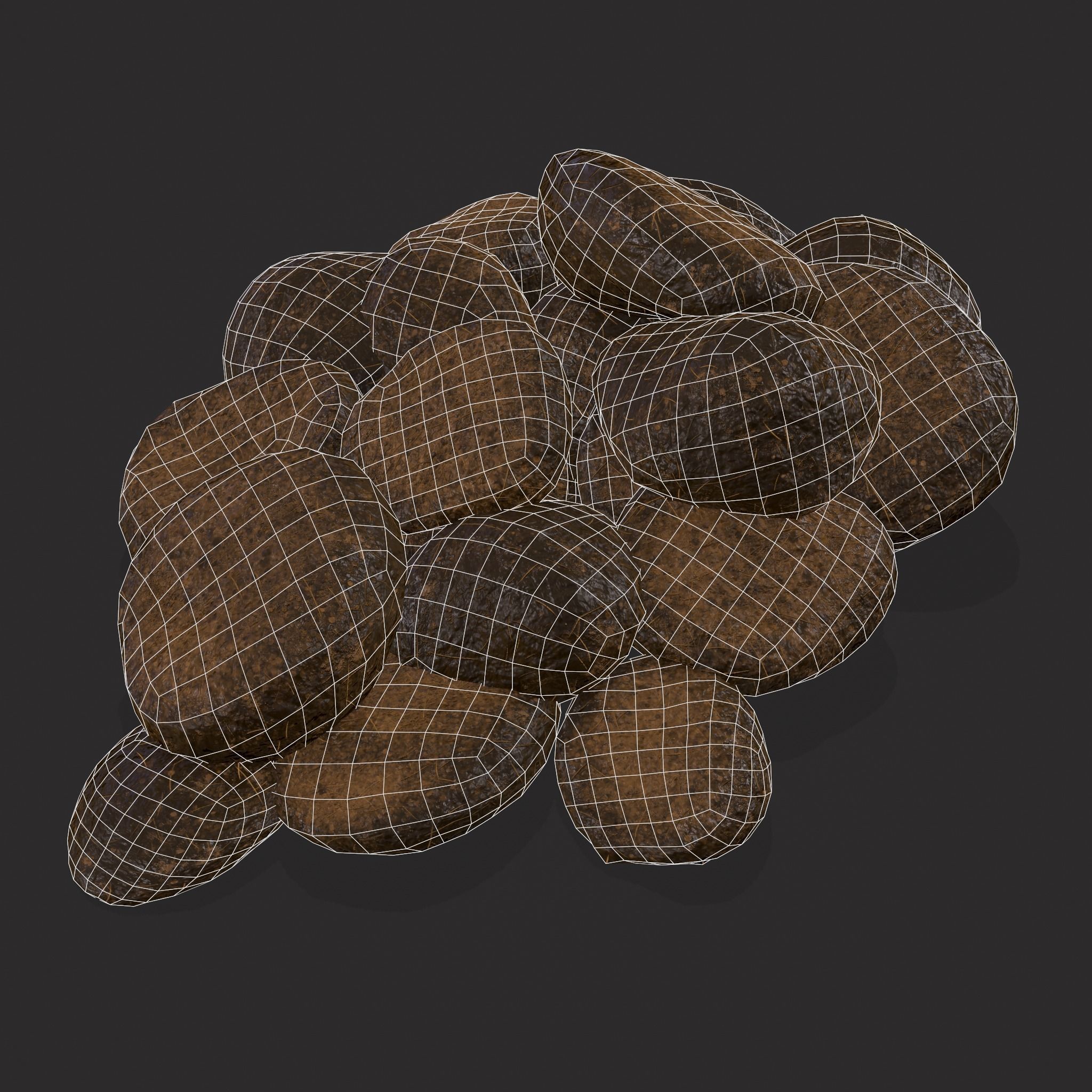 3D model Horse Poop VR / AR / low-poly | CGTrader