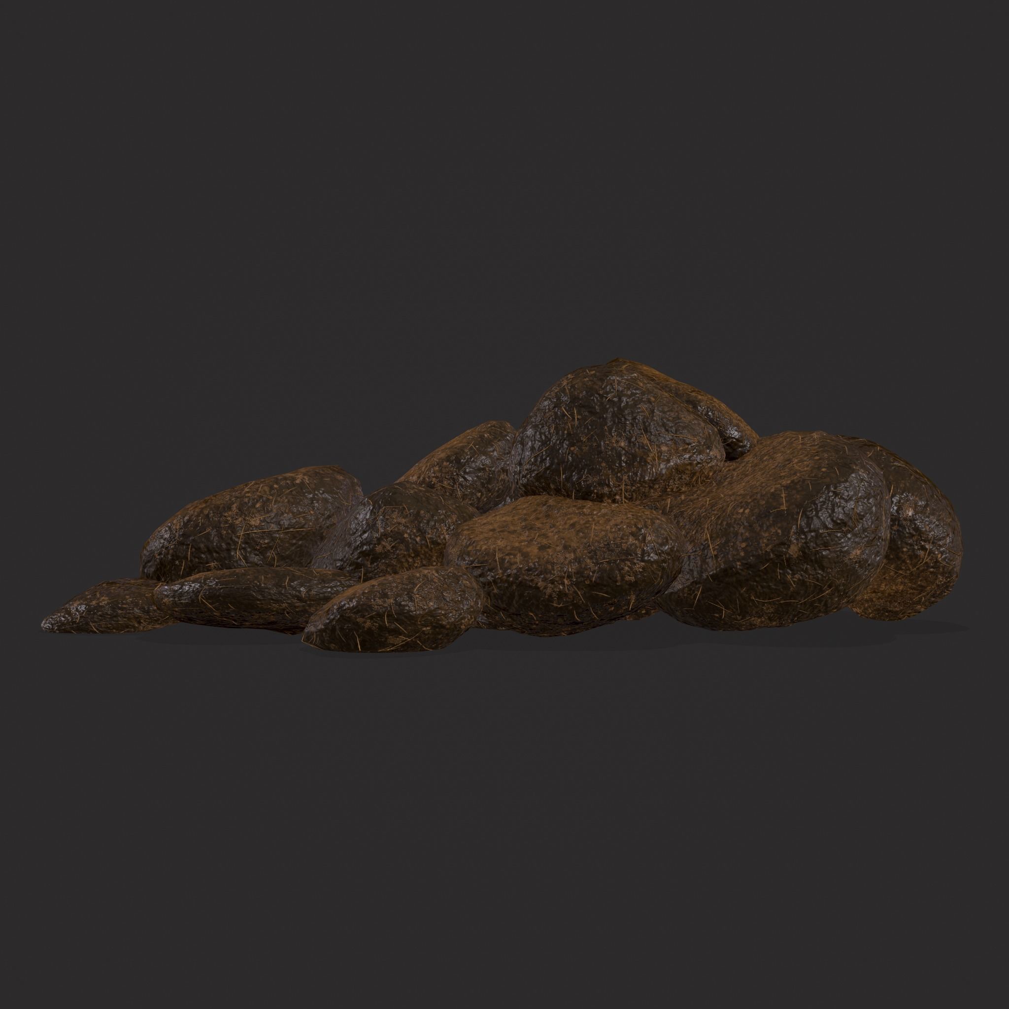 3D model Horse Poop VR / AR / low-poly | CGTrader