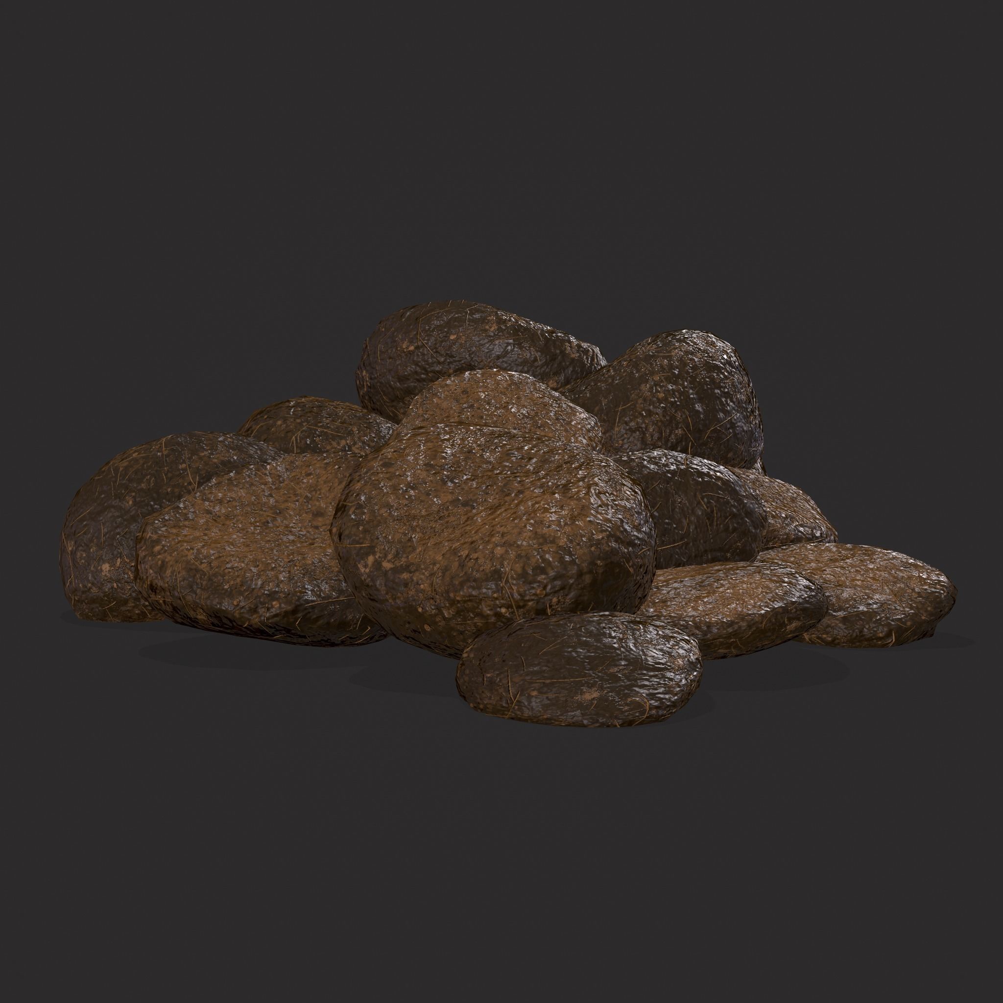 3D model Horse Poop VR / AR / low-poly | CGTrader