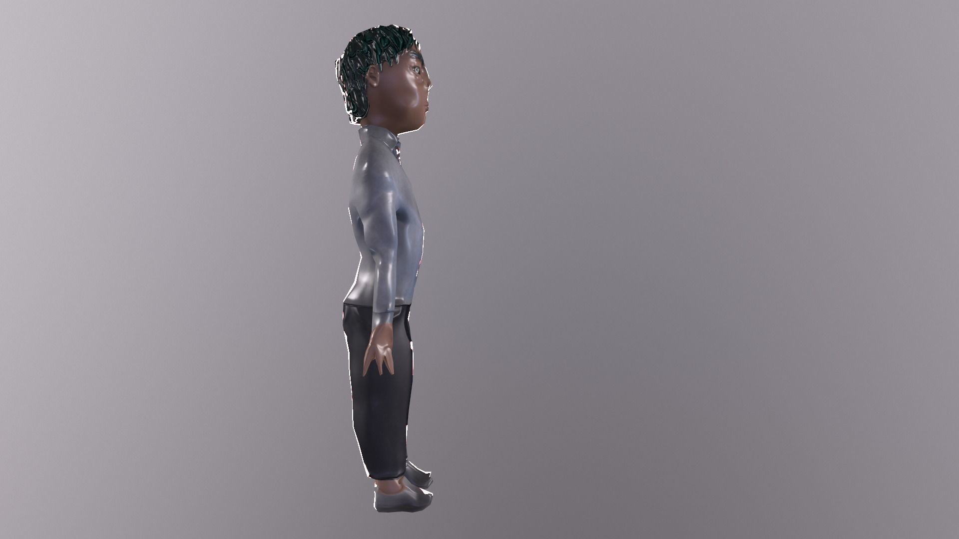 3D model Low-poly asian alien guy VR / AR / low-poly | CGTrader