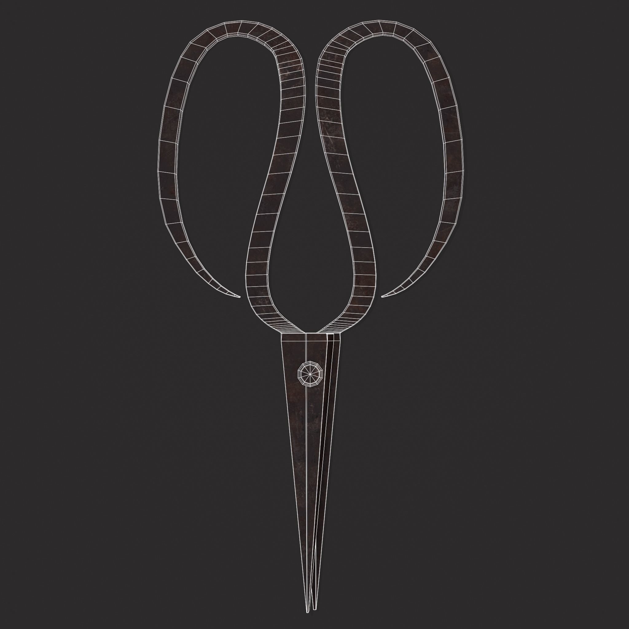 3D model Medieval Leather Shears VR / AR / low-poly | CGTrader