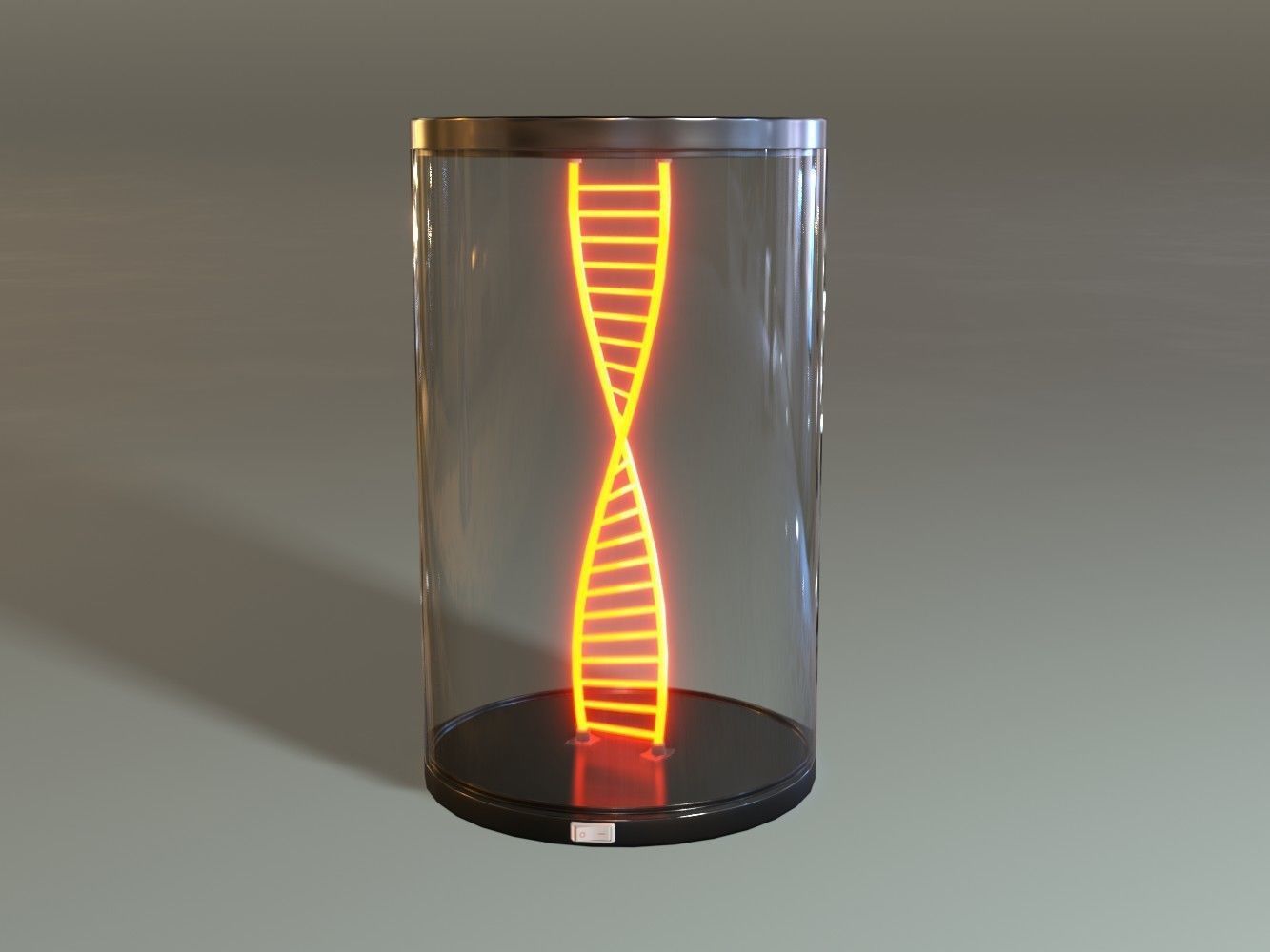 3D model DNA lamp VR / AR / low-poly | CGTrader
