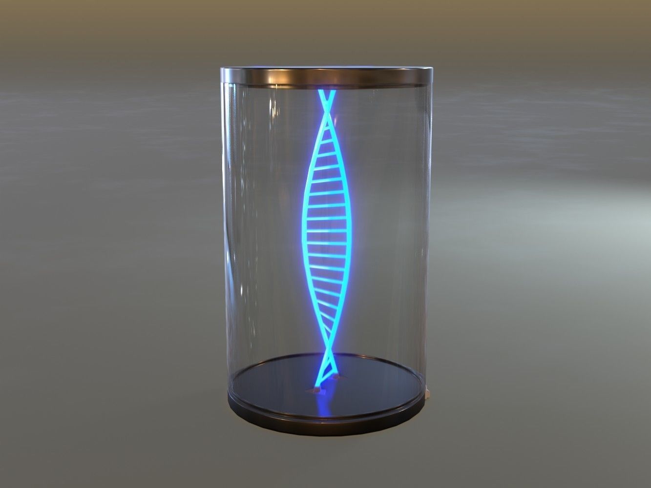 3D model DNA lamp VR / AR / low-poly | CGTrader