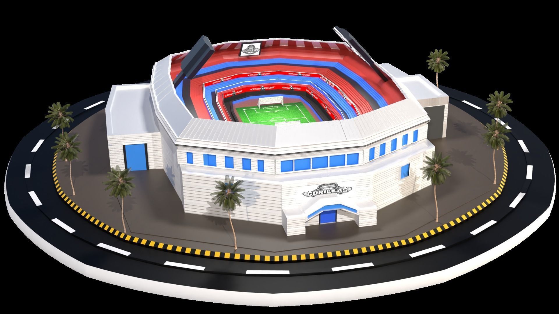 Soccer-Stadium 3D Model stadium free 3D model | CGTrader