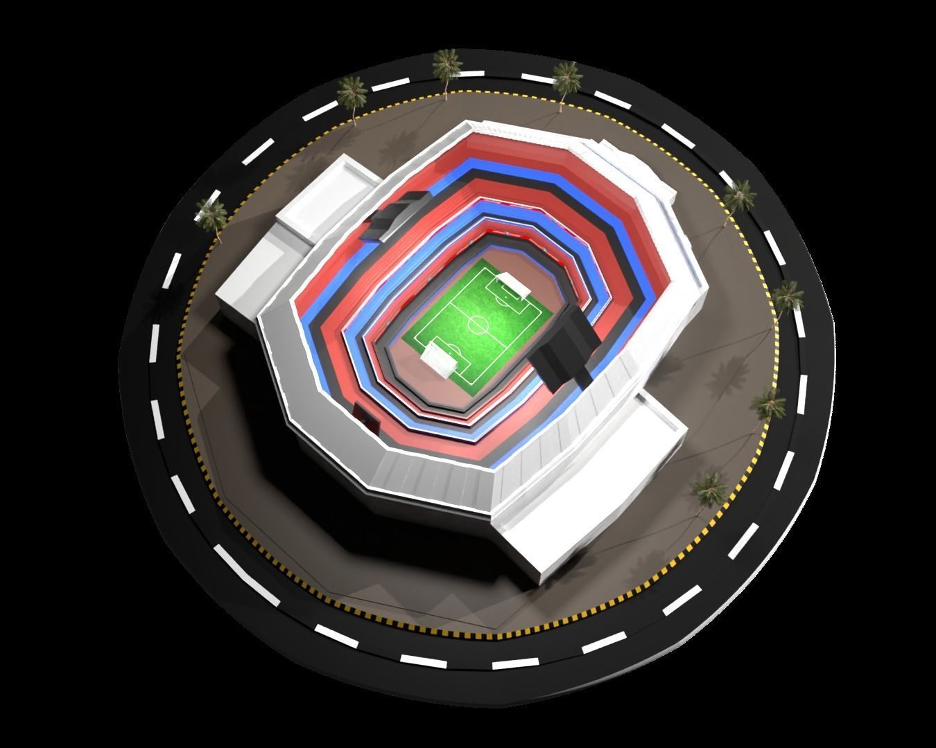 Soccer-Stadium 3D Model stadium free 3D model | CGTrader