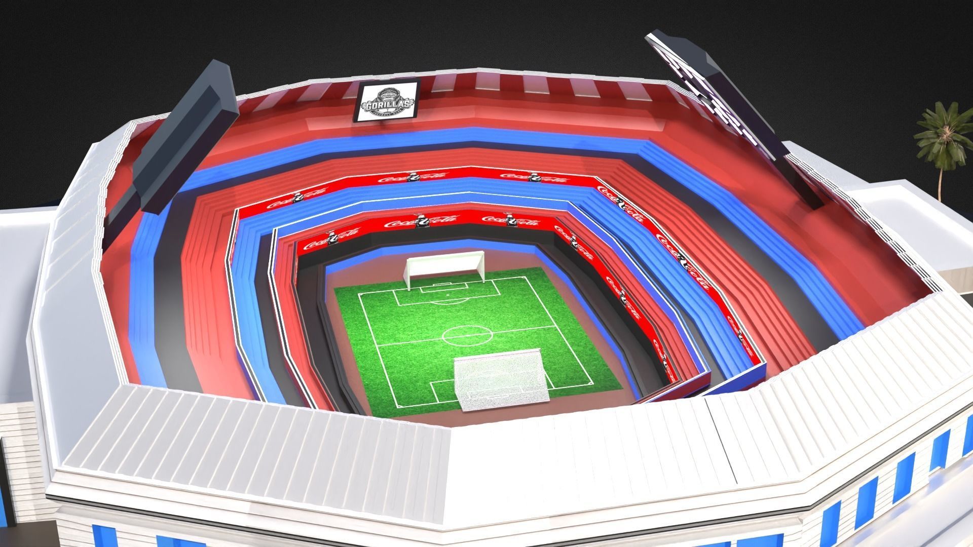 Soccer-Stadium 3D Model stadium free 3D model | CGTrader