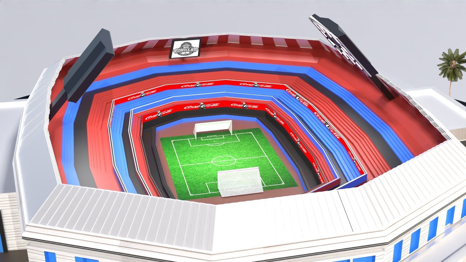 Soccer-Stadium 3D Model stadium free 3D model | CGTrader