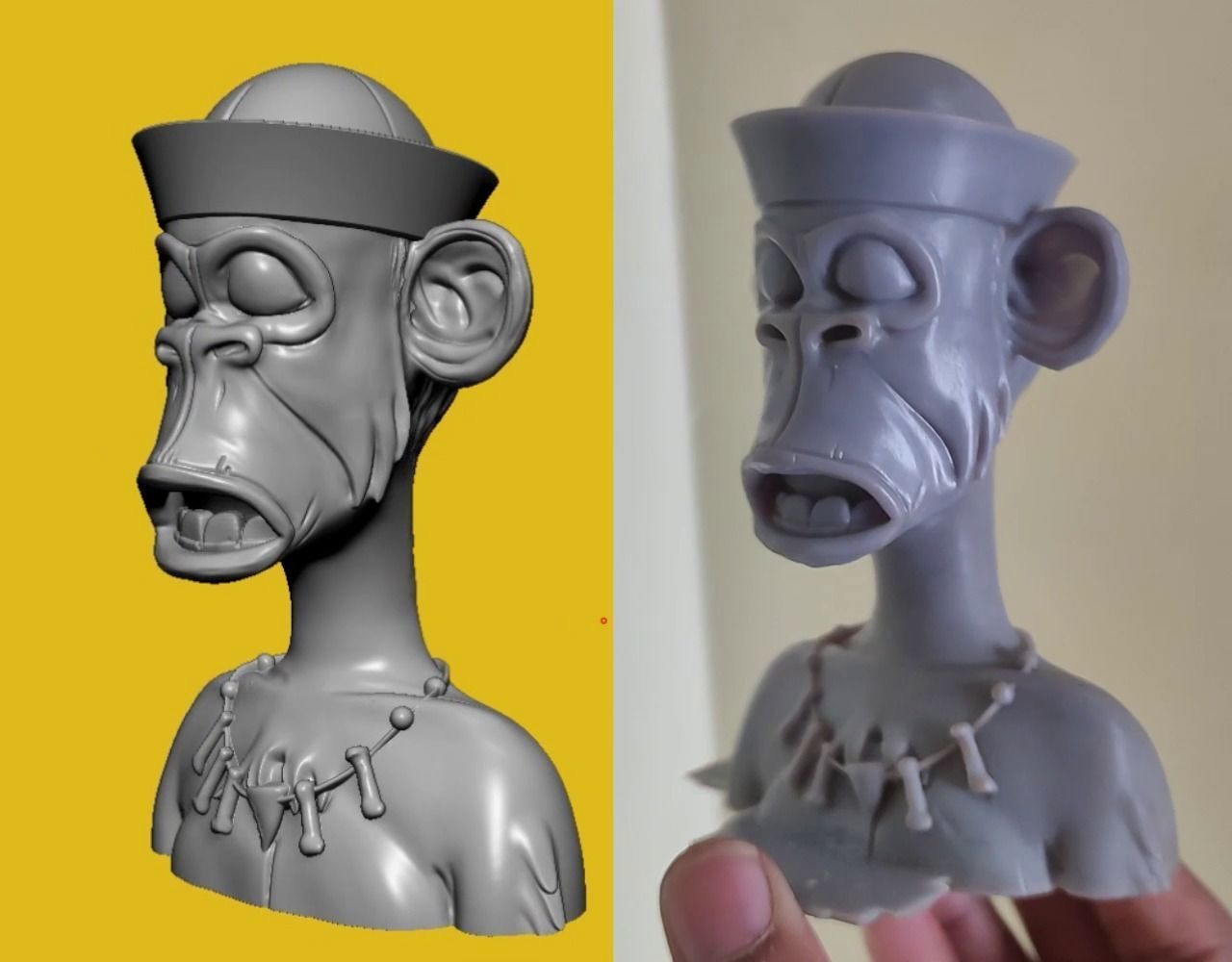ape nft 6 3D model 3D printable | CGTrader