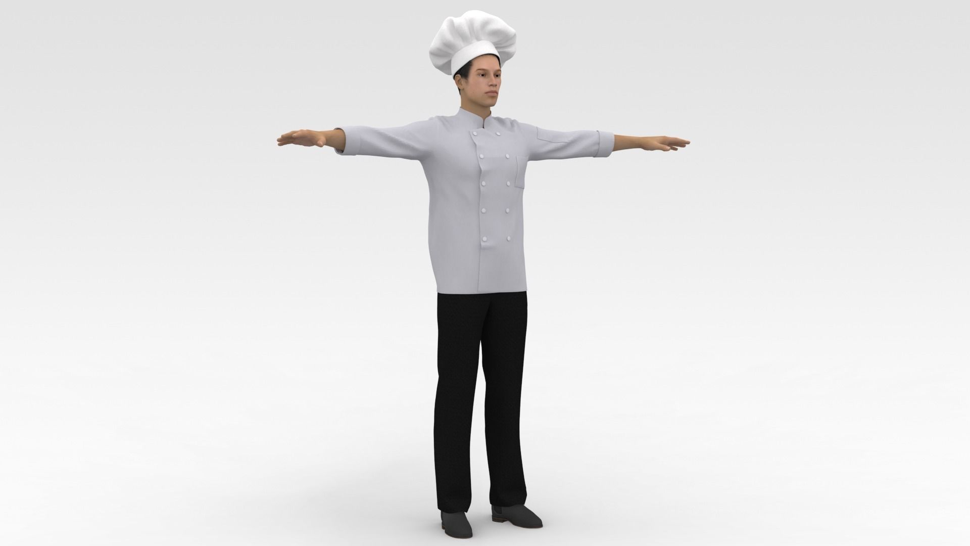 Restaurant Chef 3D model | CGTrader