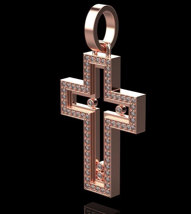 cross chopard 3D model 3D printable | CGTrader