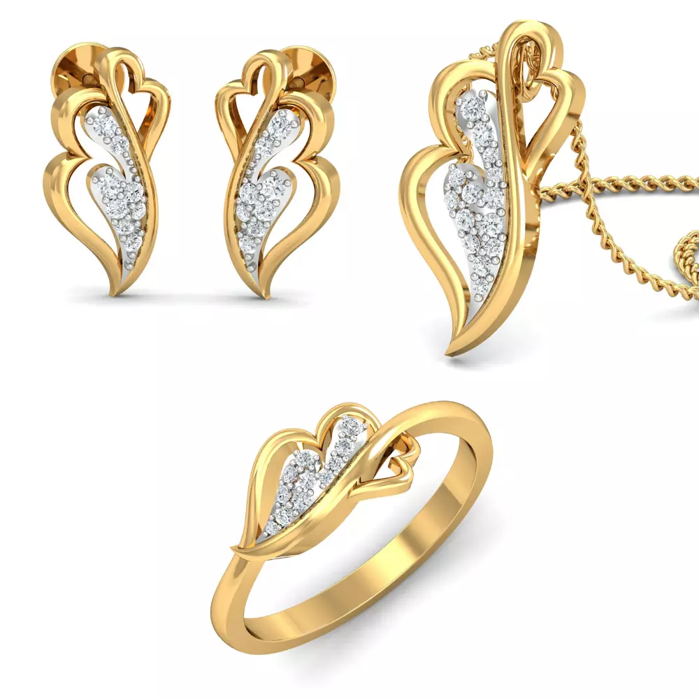 Earring Ring Pendant for Women 3dm stl render detail 3D model 3D ...