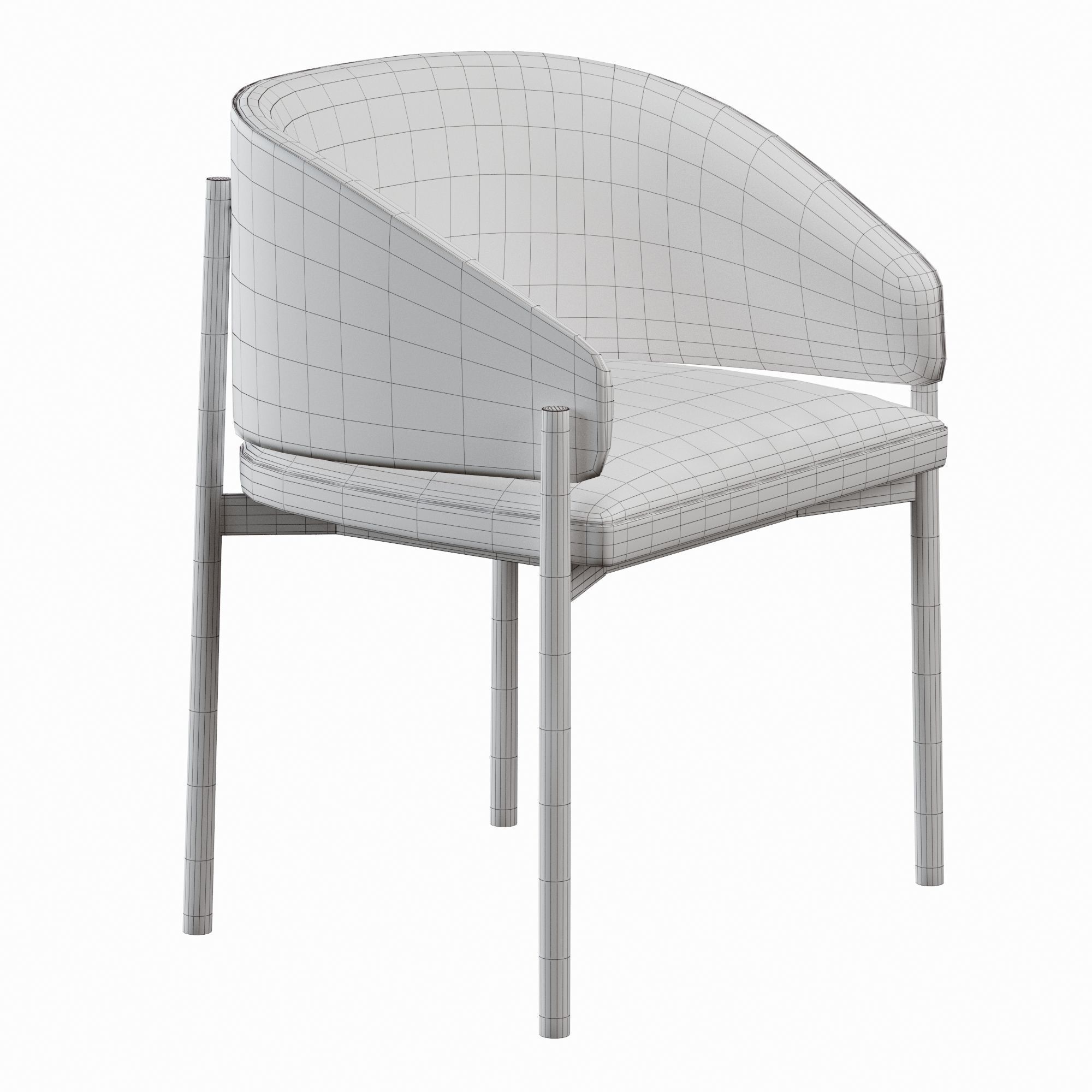Porro Frank armchair 3D model | CGTrader