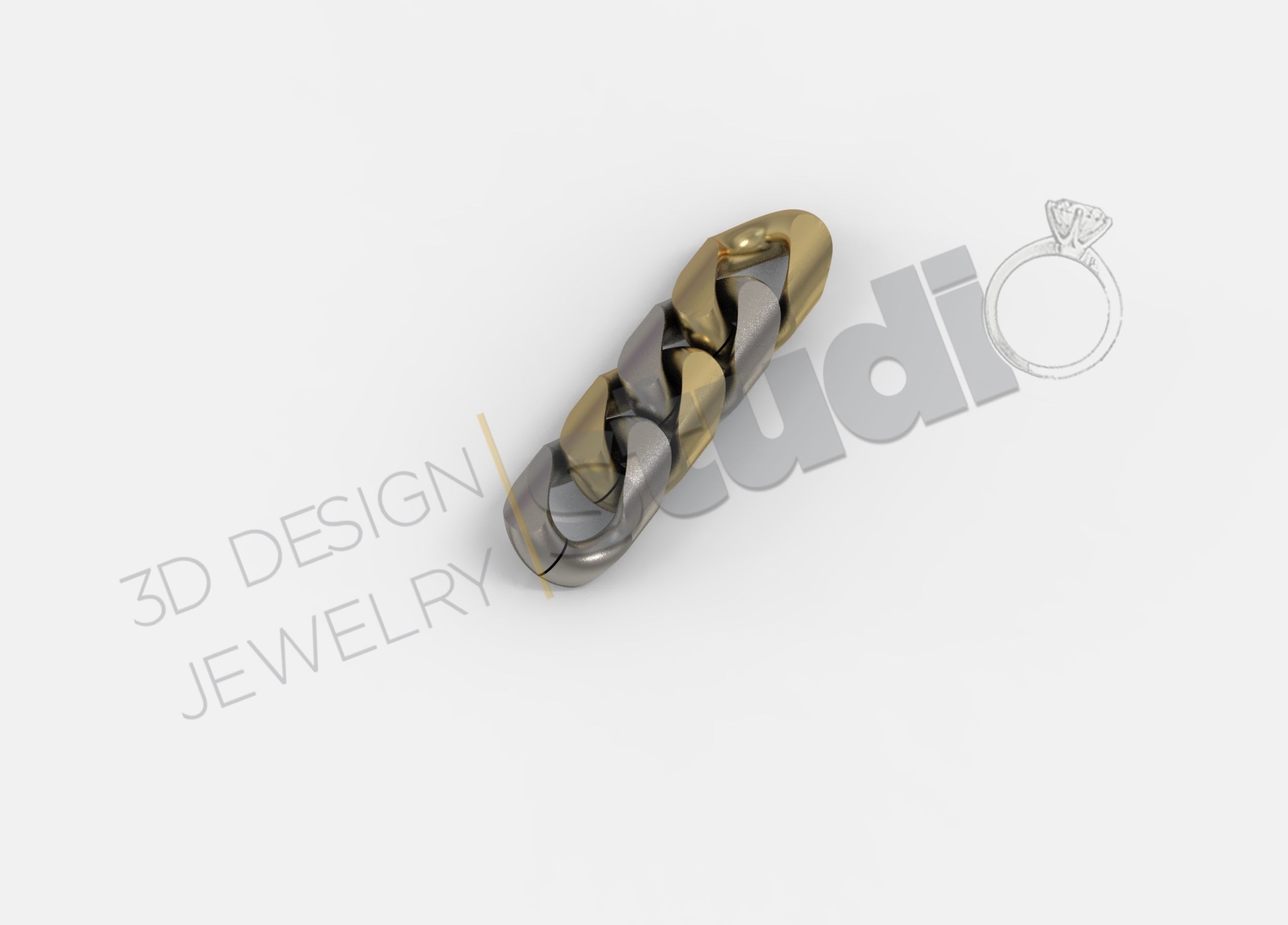 Miami cuban chain 3d model 3D model 3D printable | CGTrader