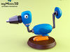 Cute Vintage Kelloggs Tooly Bird cereal toy 3D model 3D printable ...
