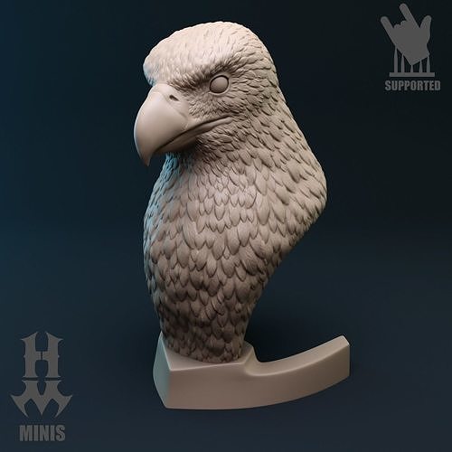Eagle bust 3D model 3D printable | CGTrader