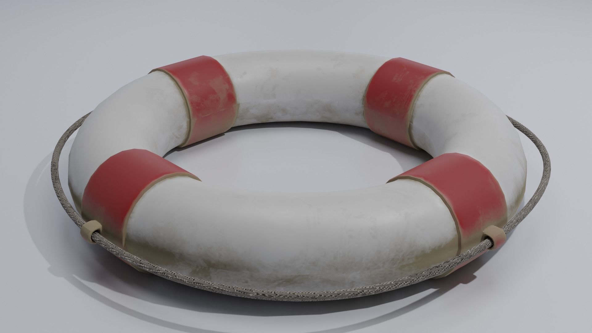 Old life preserver 3D model | CGTrader