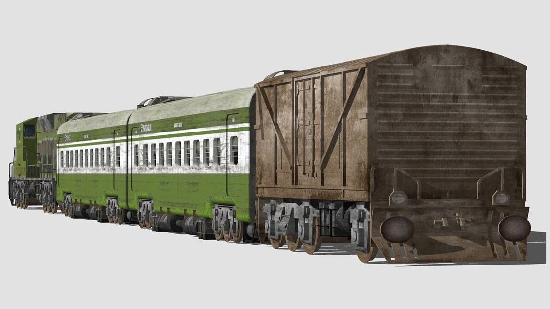 3D model Railway TrainZ VR / AR / low-poly | CGTrader