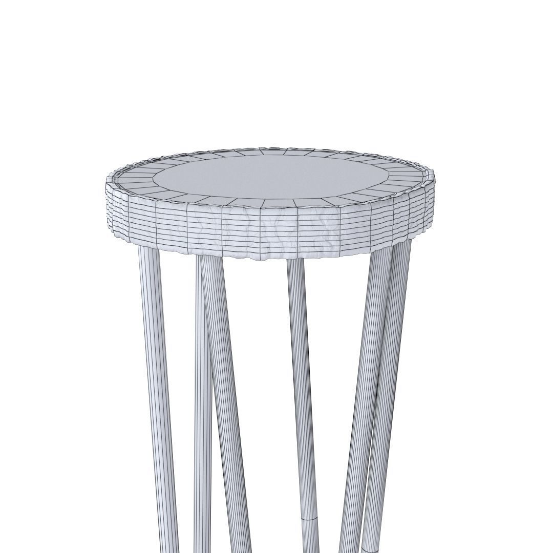 3D model Natural Pine high Table VR / AR / low-poly | CGTrader