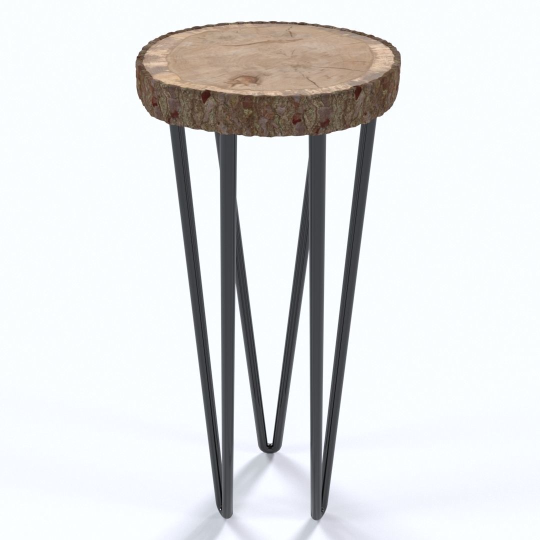 3D model Natural Pine high Table VR / AR / low-poly | CGTrader