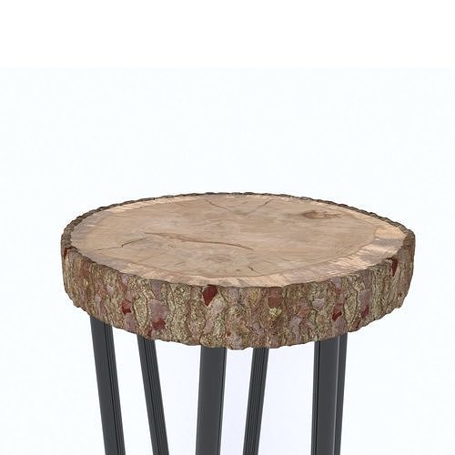 3D model Natural Pine high Table VR / AR / low-poly | CGTrader