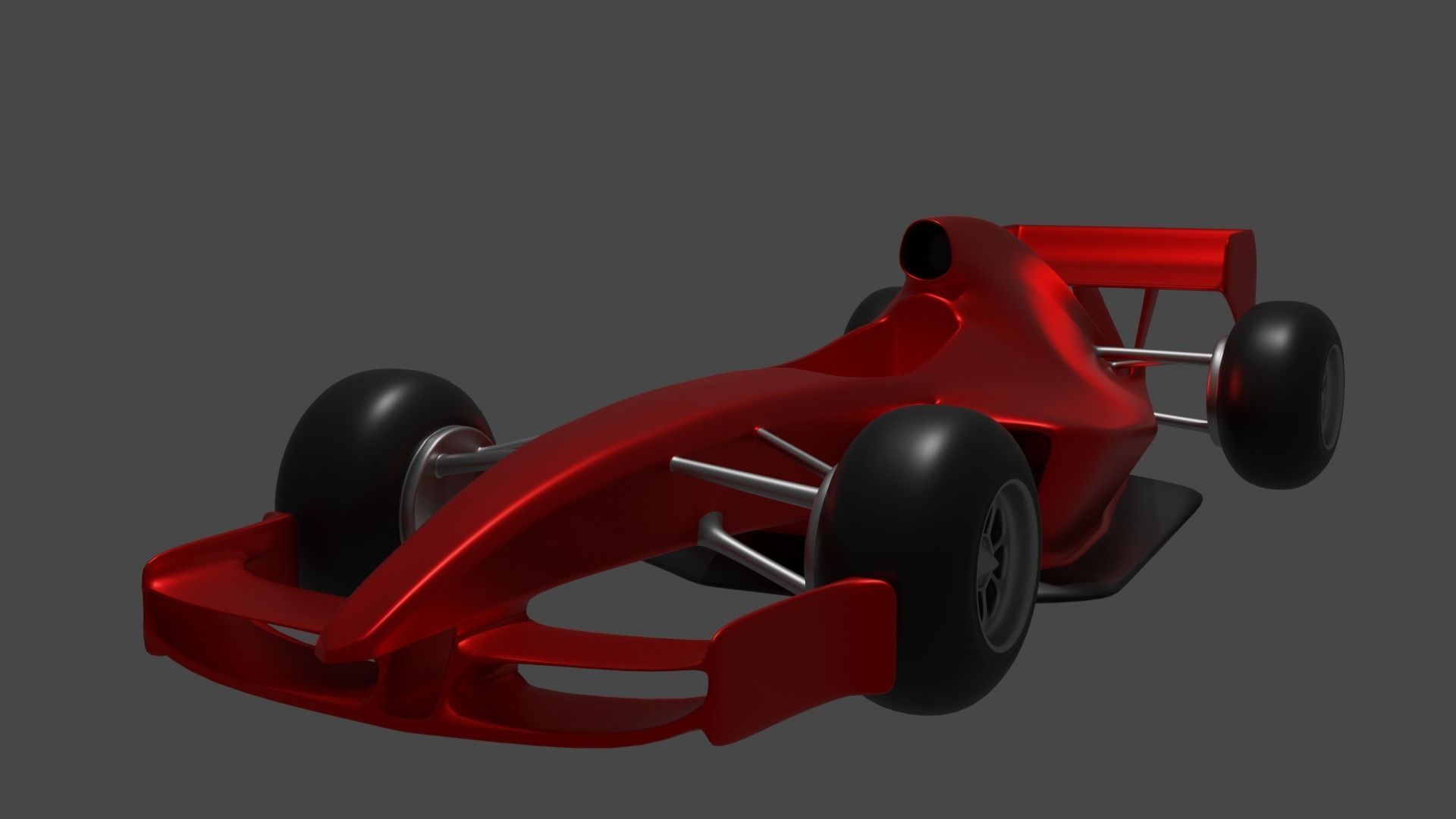 Simple F1 Car free 3D model 3D printable | CGTrader
