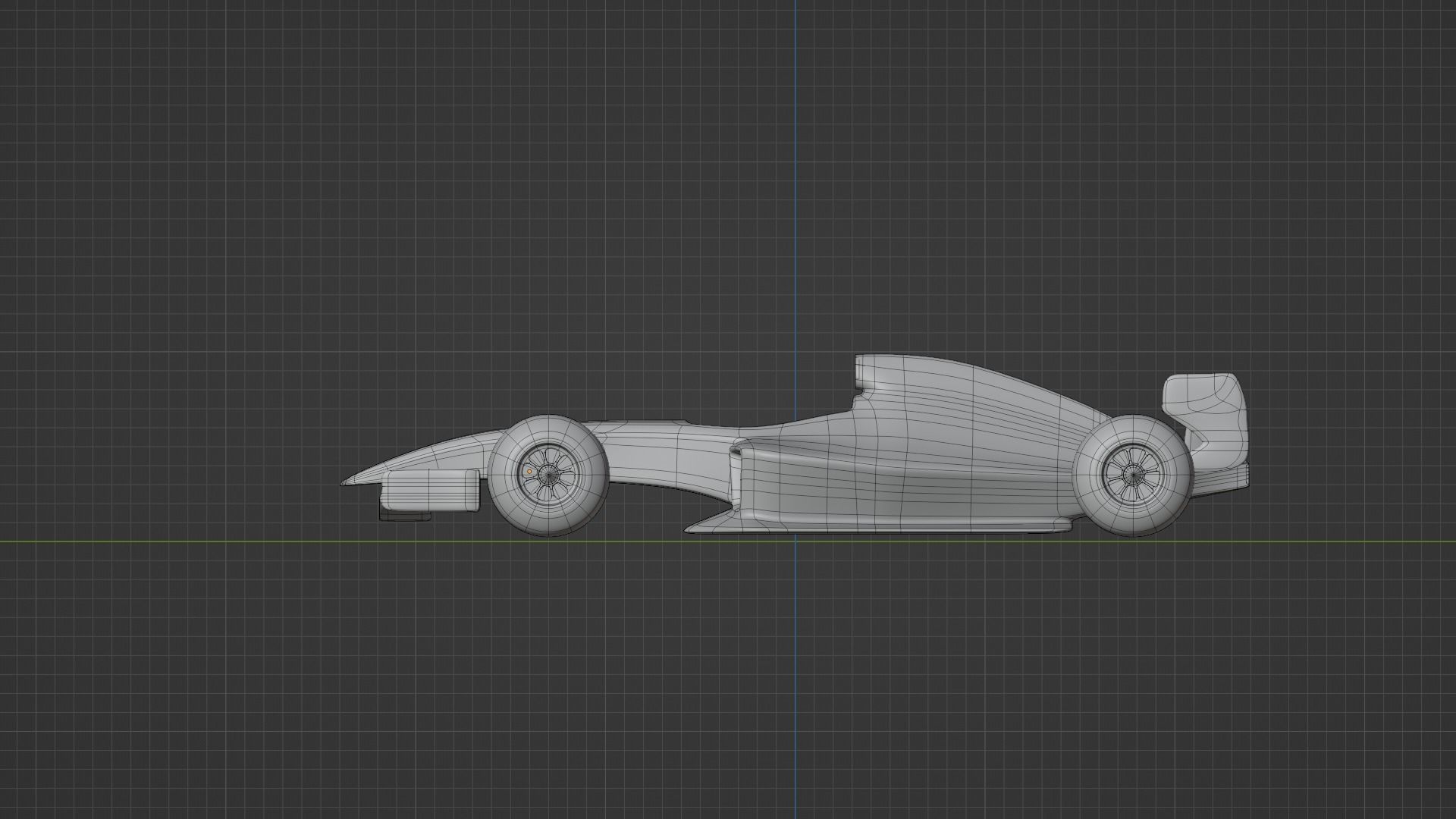 Simple F1 Car free 3D model 3D printable | CGTrader