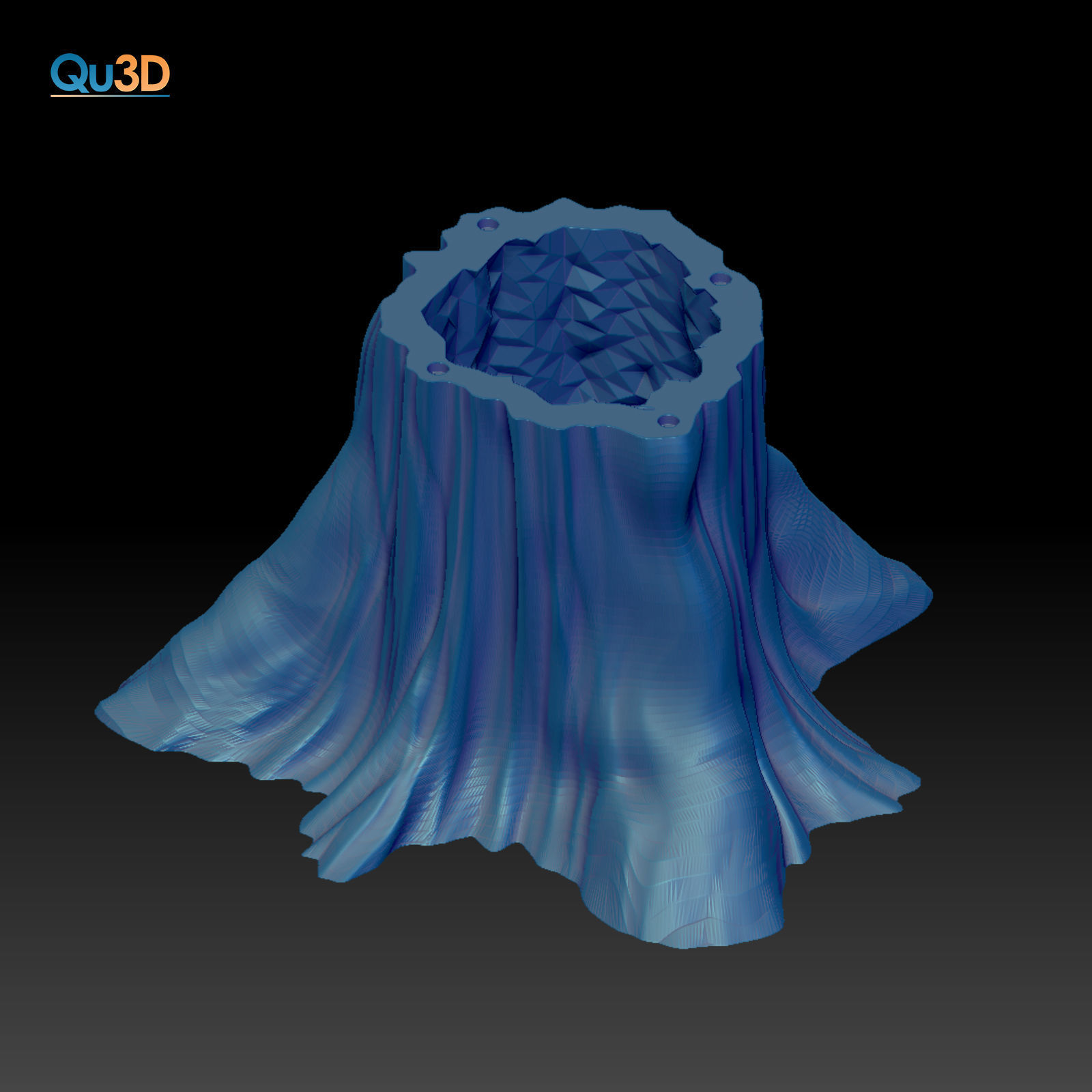 Beautiful decorative tree trunk-3D print model highpoly 3D model 3D ...