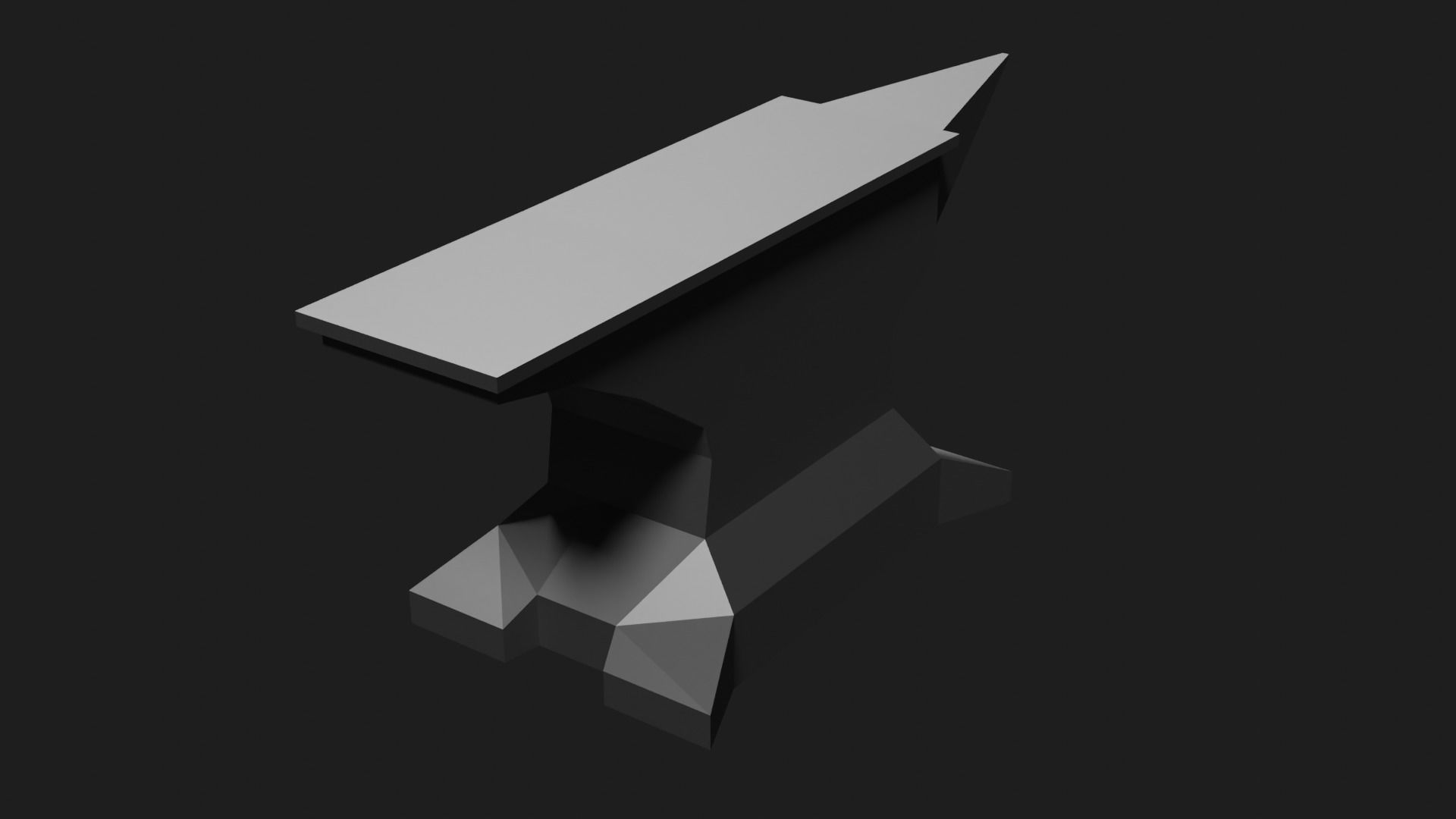 3D model Lowpoly Anvil VR / AR / low-poly | CGTrader