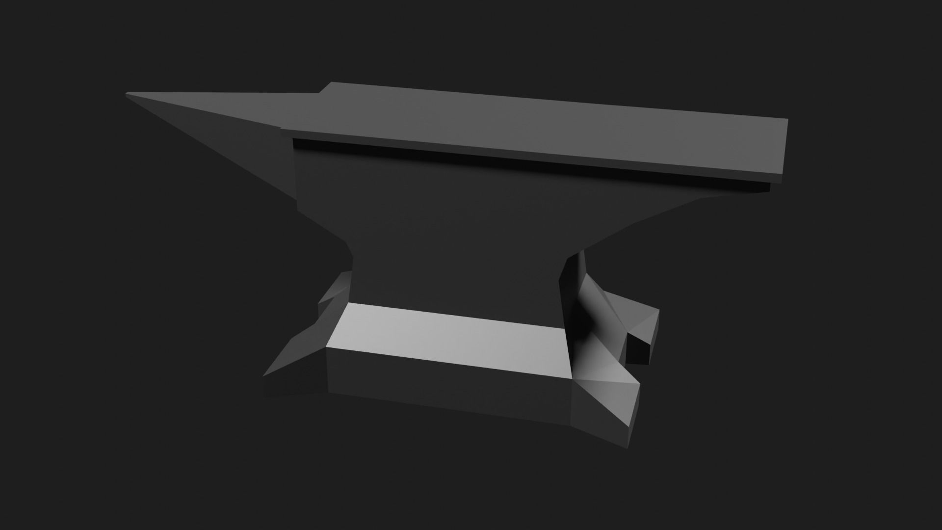 3D model Lowpoly Anvil VR / AR / low-poly | CGTrader