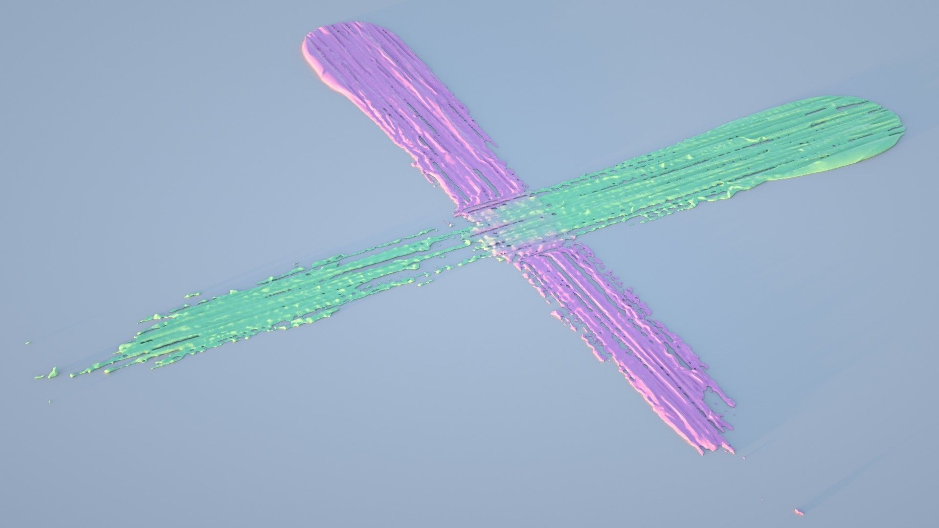 Paint Smear 5 3D model | CGTrader