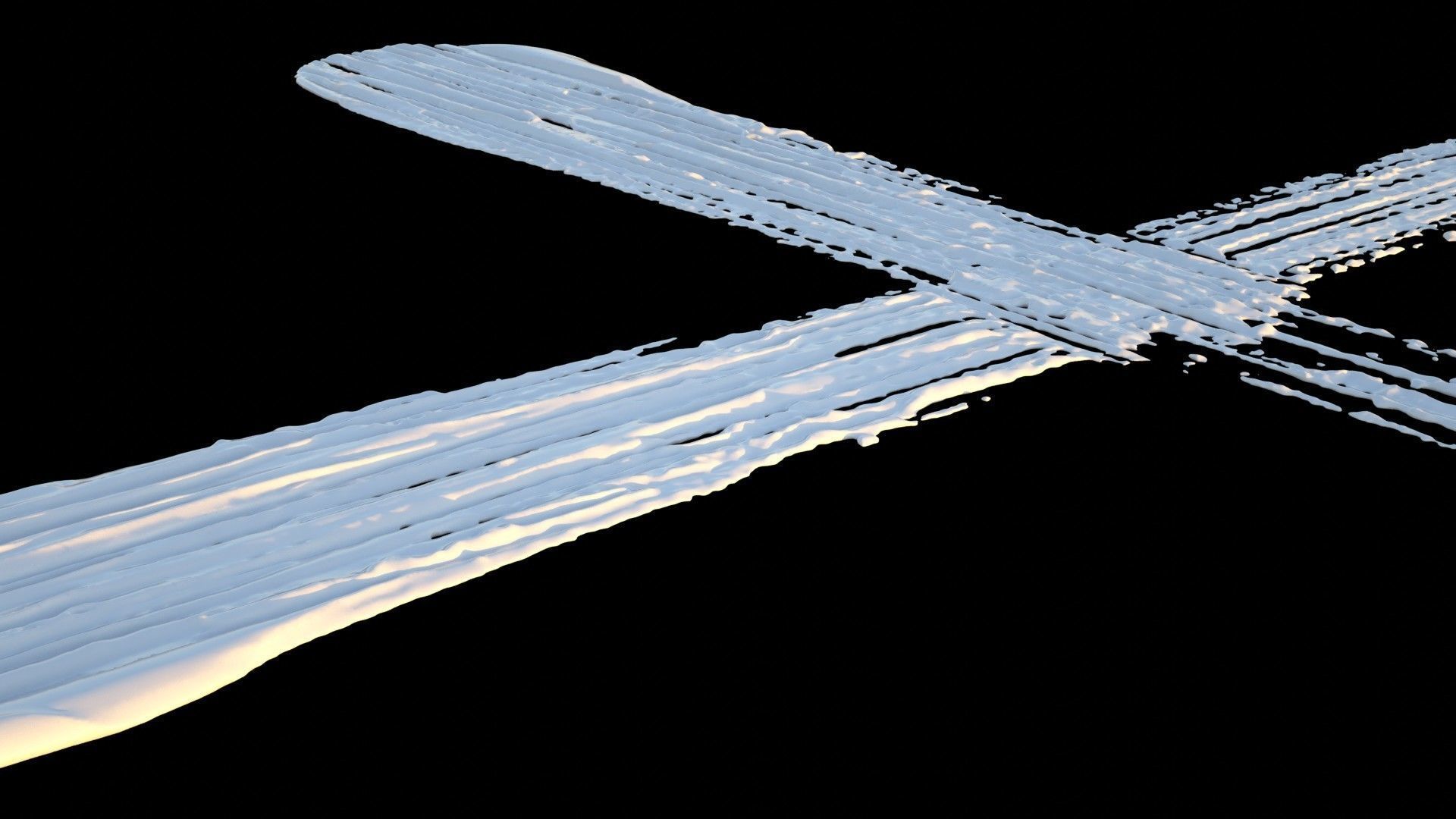 Paint Smear 5 3D model | CGTrader