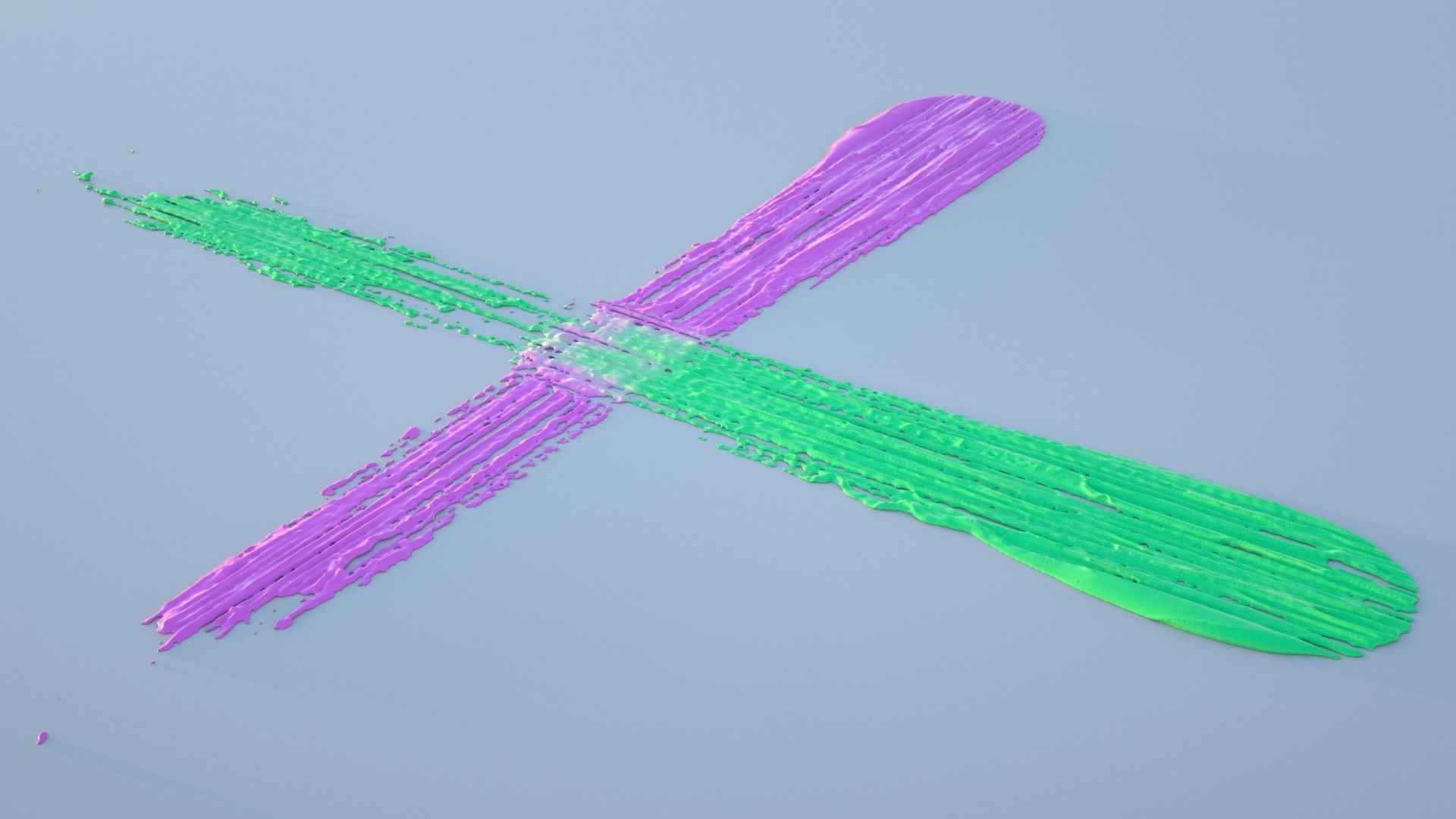 Paint Smear 5 3D model | CGTrader