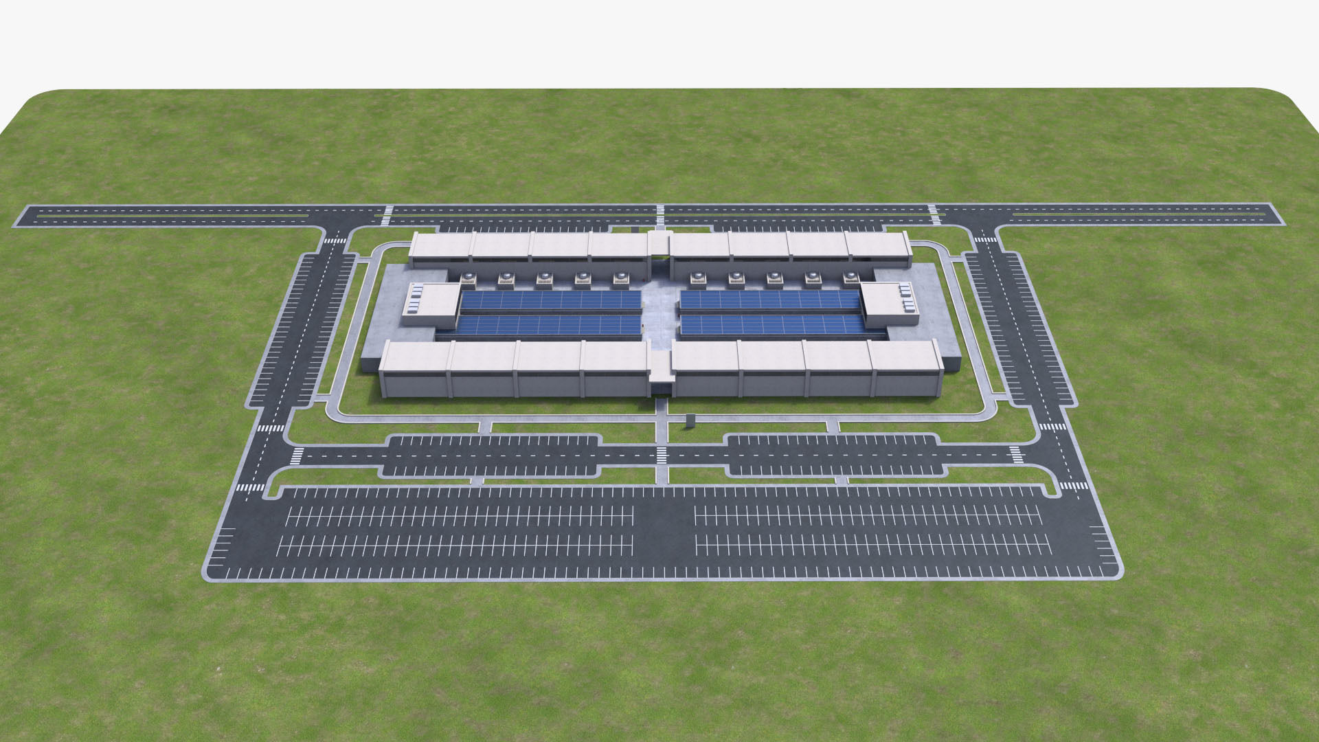 Data Center Building 3D model | CGTrader