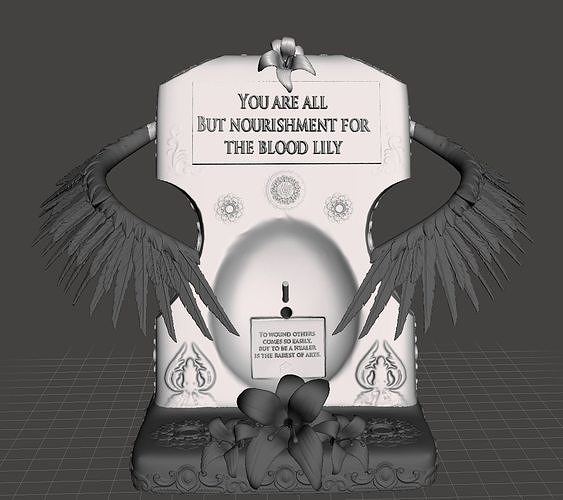 Final Fantasy XIV WHM Job Crystal and Holder 3D model 3D printable ...