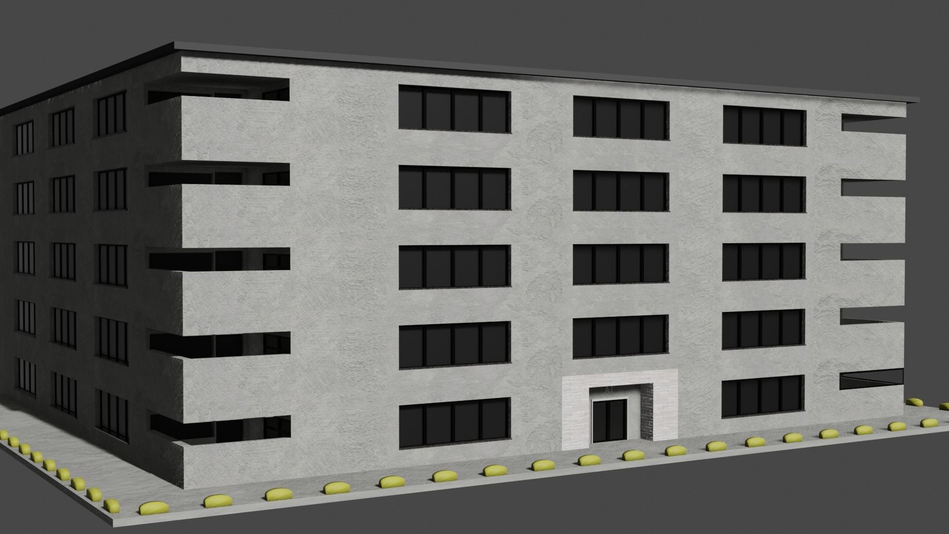 Free Blender Building free 3D model | CGTrader