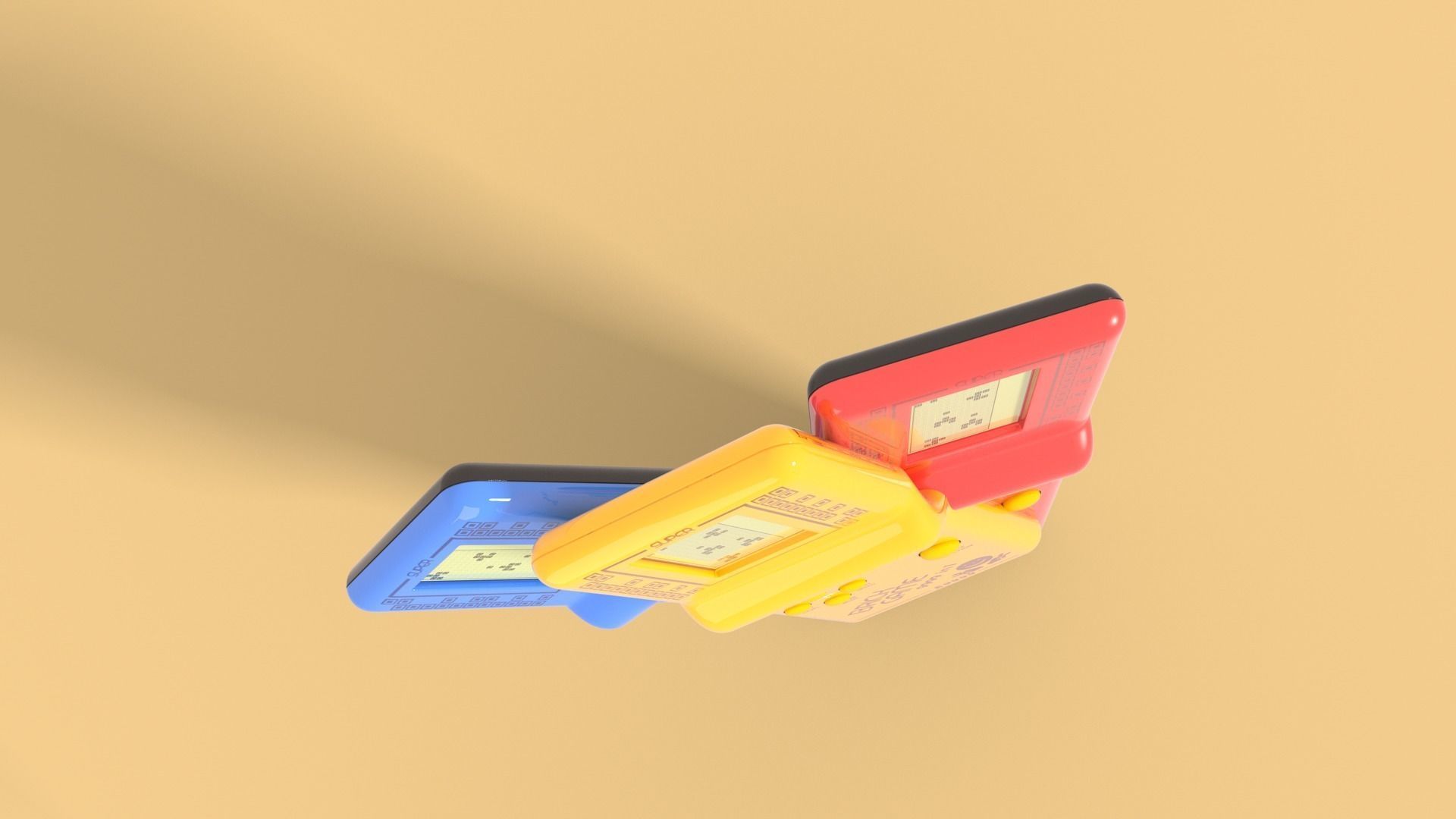 classic-Brick retro game 3D model | CGTrader