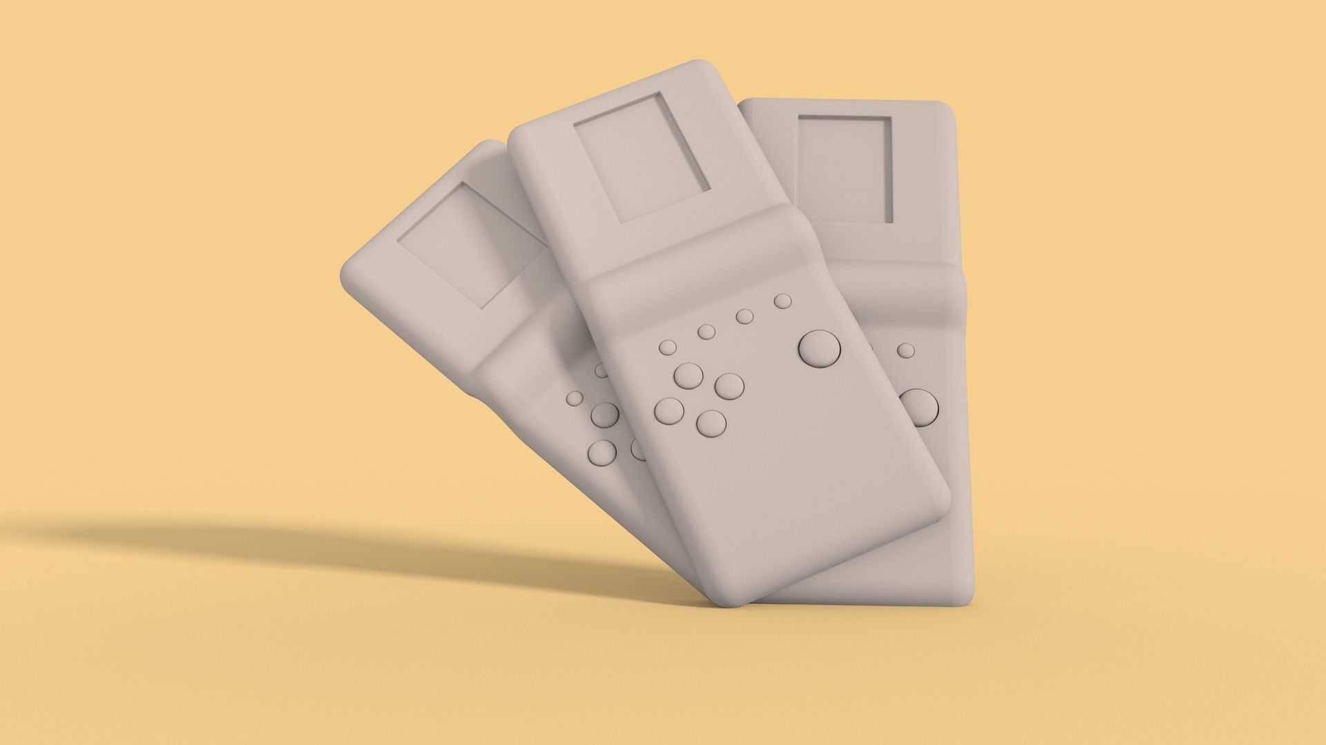 classic-Brick retro game 3D model | CGTrader