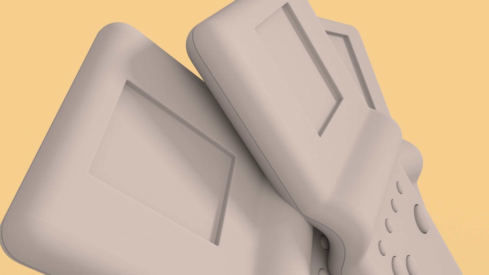 classic-Brick retro game 3D model | CGTrader